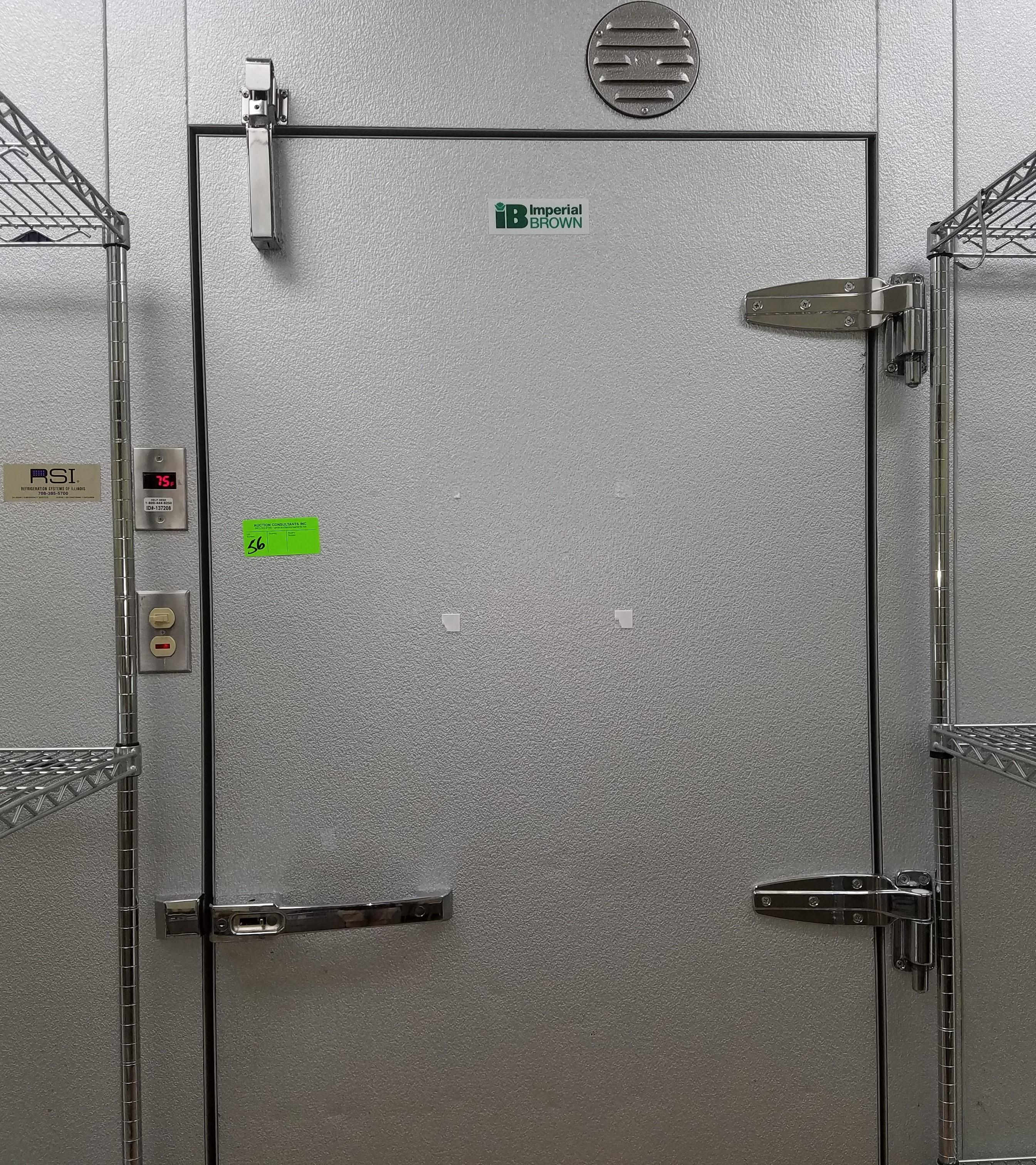 Imperial Brown walk-in freezer, model 15-18-73511/01 panelized with ...