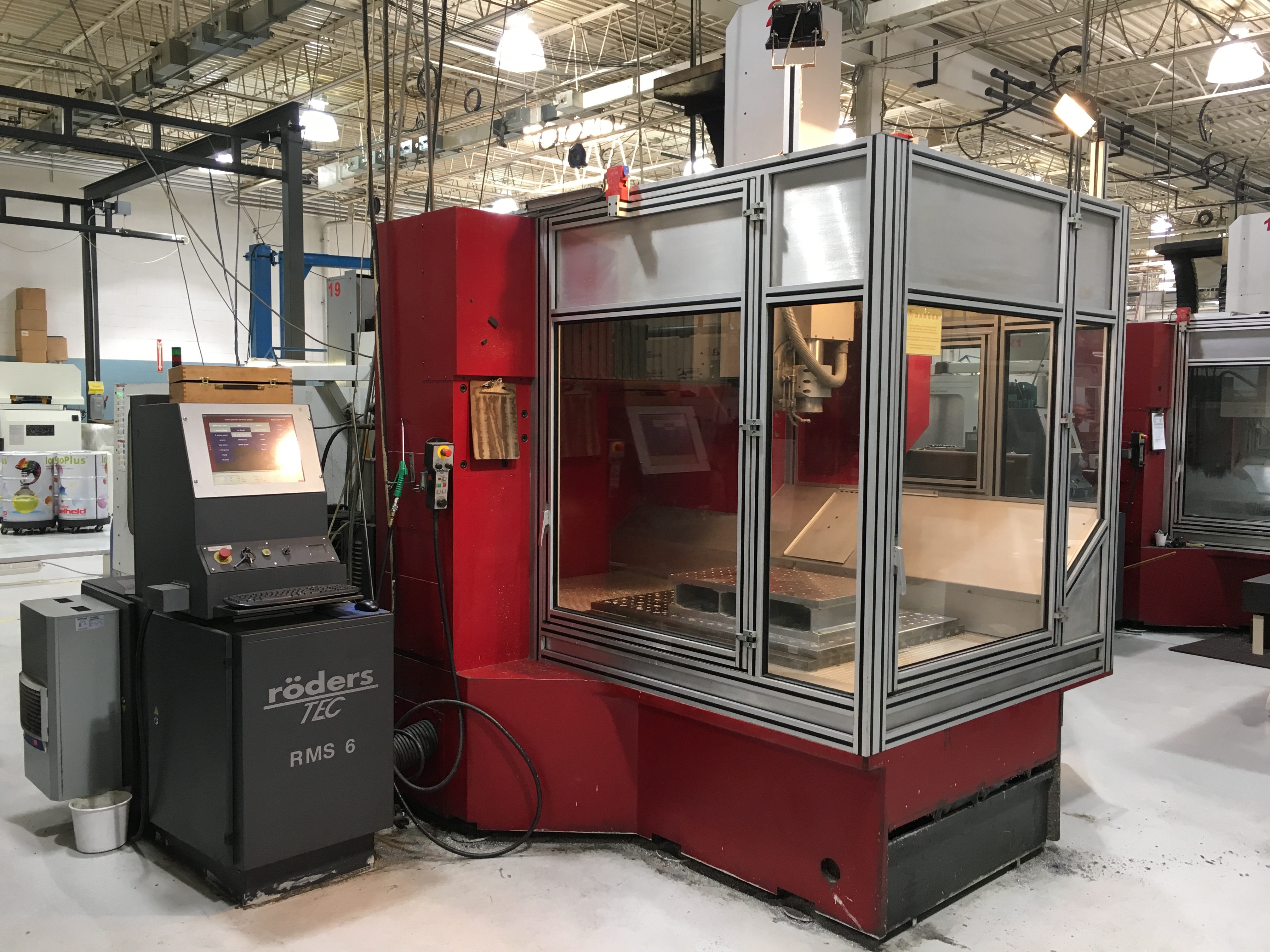 Roders RMS6 4 Axis Hi-Speed VMC / New: 1999 / 42,000 RPM / 787 IPM ...