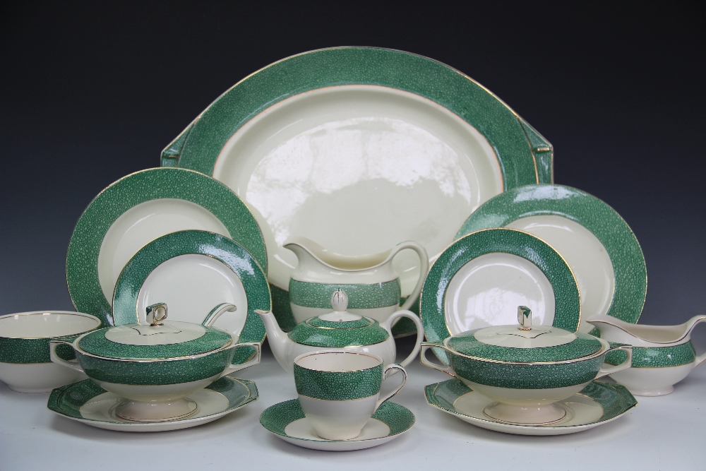 An Art Deco J & G Meakin Florida Sol dinner service, Reg No.391413 ...