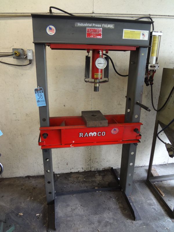 55 TON RAMCO MODEL RP55 H-FRAME PRESS; S/N 4288 ** MIKE WHITE FROM ...