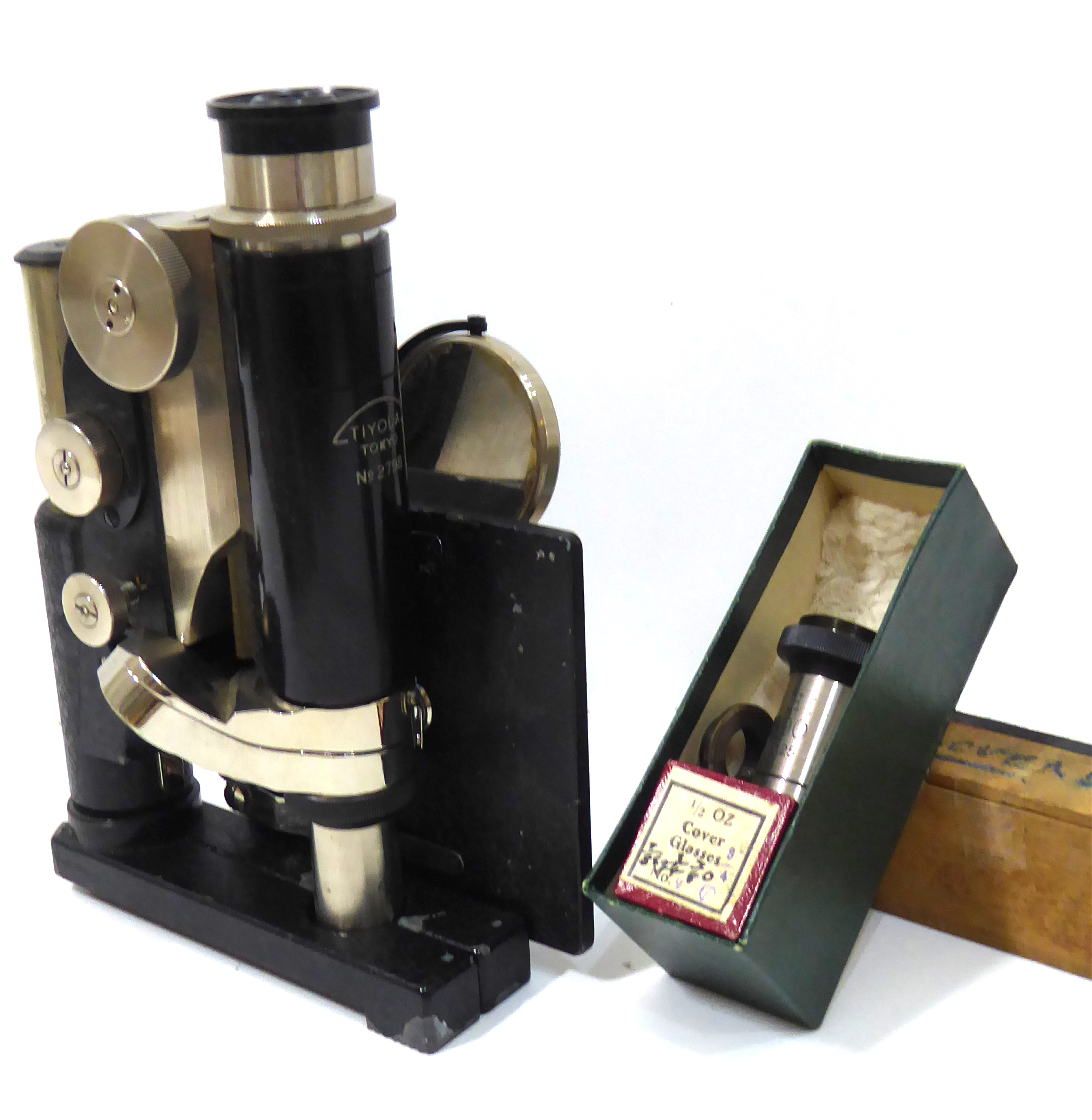 JAPANESE TIYODA TOKYO FIELD MICROSCOPE (NO 2798)World War II liberated ...