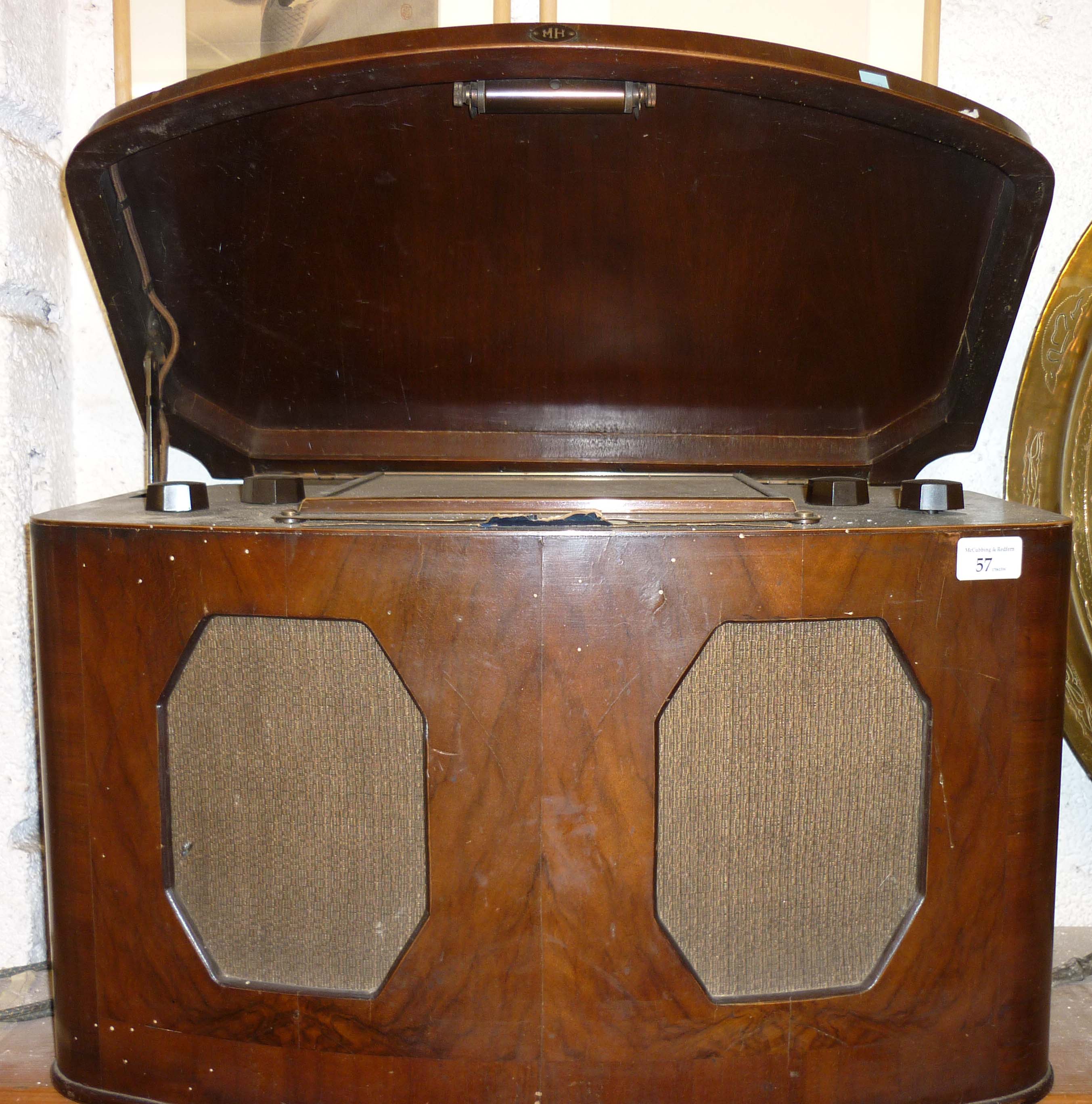 c1930's MH radiogram model 135 McMichael Radio Ltd