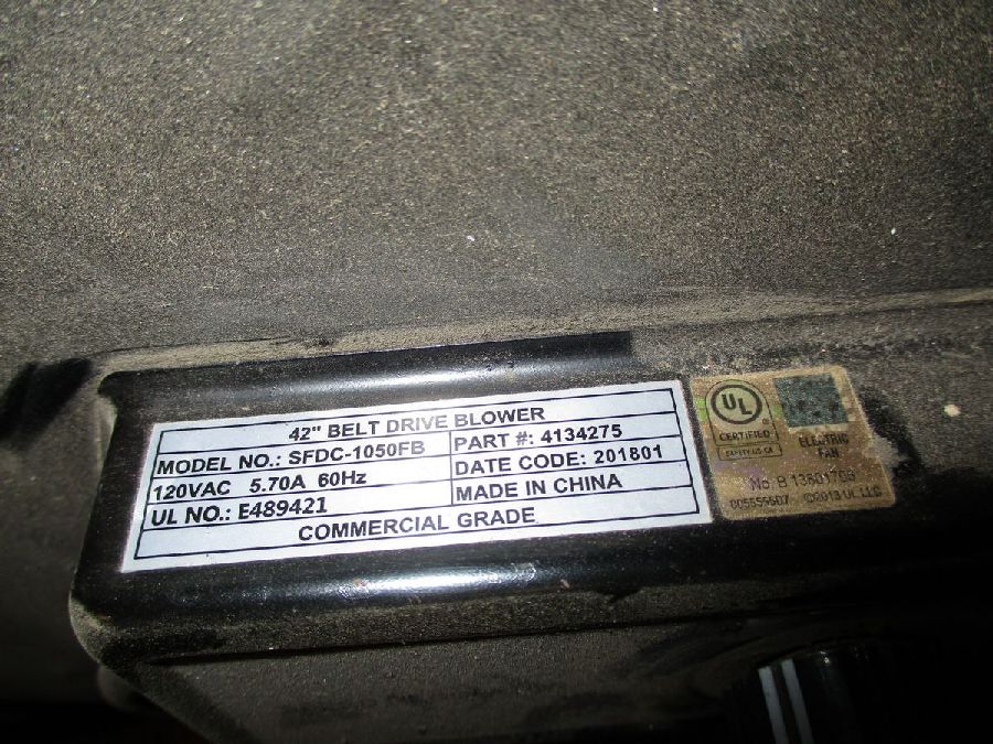 Model SFDC-1050FB 42" Portable Fan, 110V