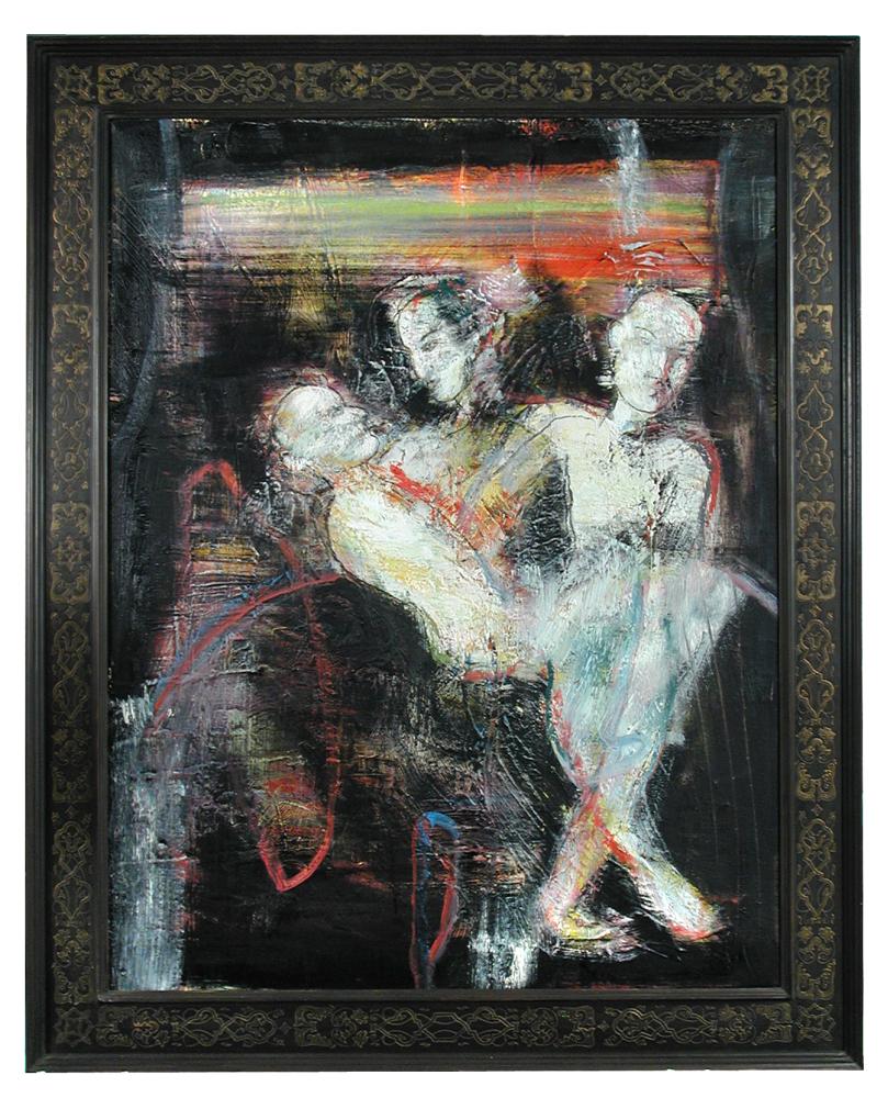 § Martin Fuller (British, b.1943) Three figures signed on the reverse ...
