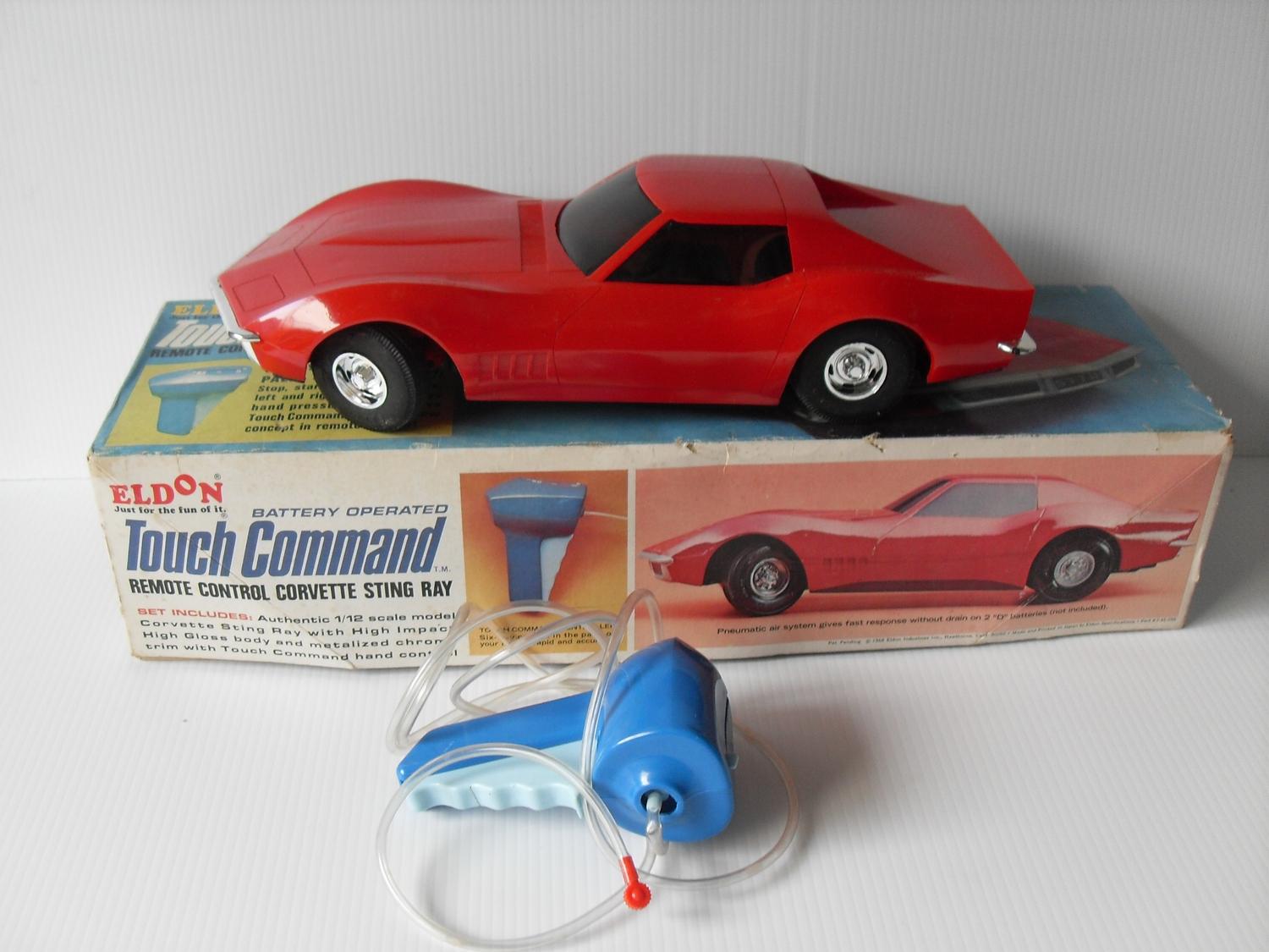 A boxed Eldon battery operated Touch Command remote control Corvette ...