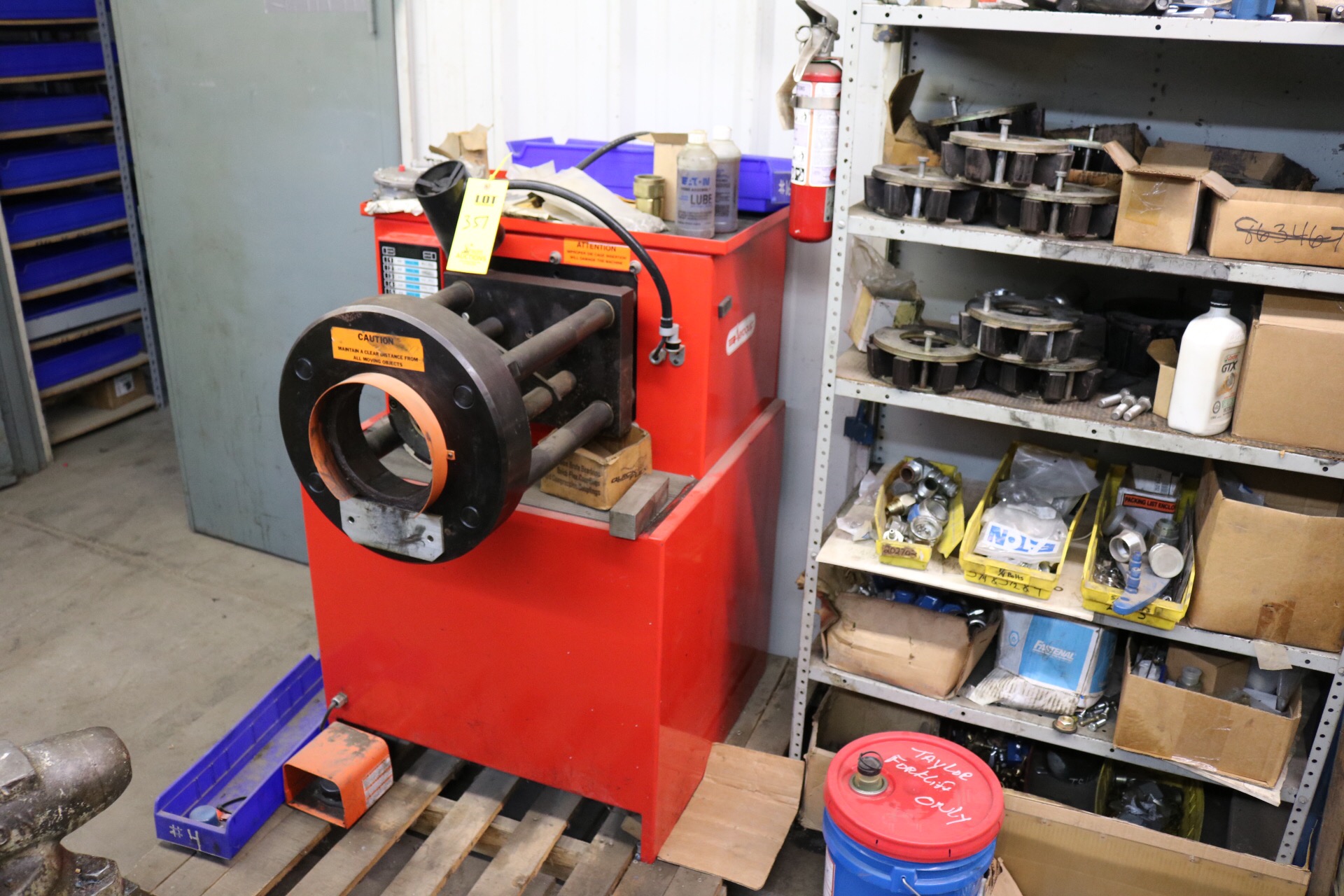 AEROQUIP 1390 HOSE CRIMPER, 10 TON CRIMPING FORCE, 3/16-2"Â HOSE ...