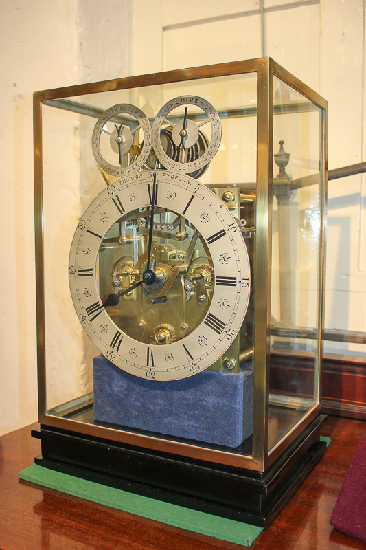 A 19th century Westminster and Cambridge chiming clock, maker Edward or ...