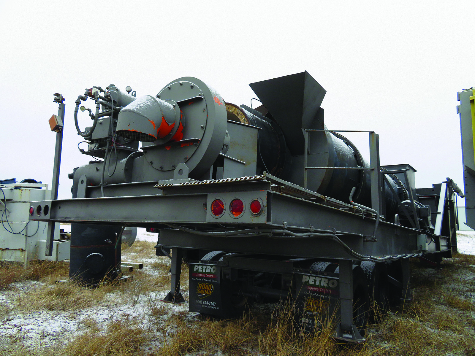 STANSTEEL MODEL MARK IV 28 FT. LONG X 6 FT. DEEP PORTABLE ROTARY DRYER ...