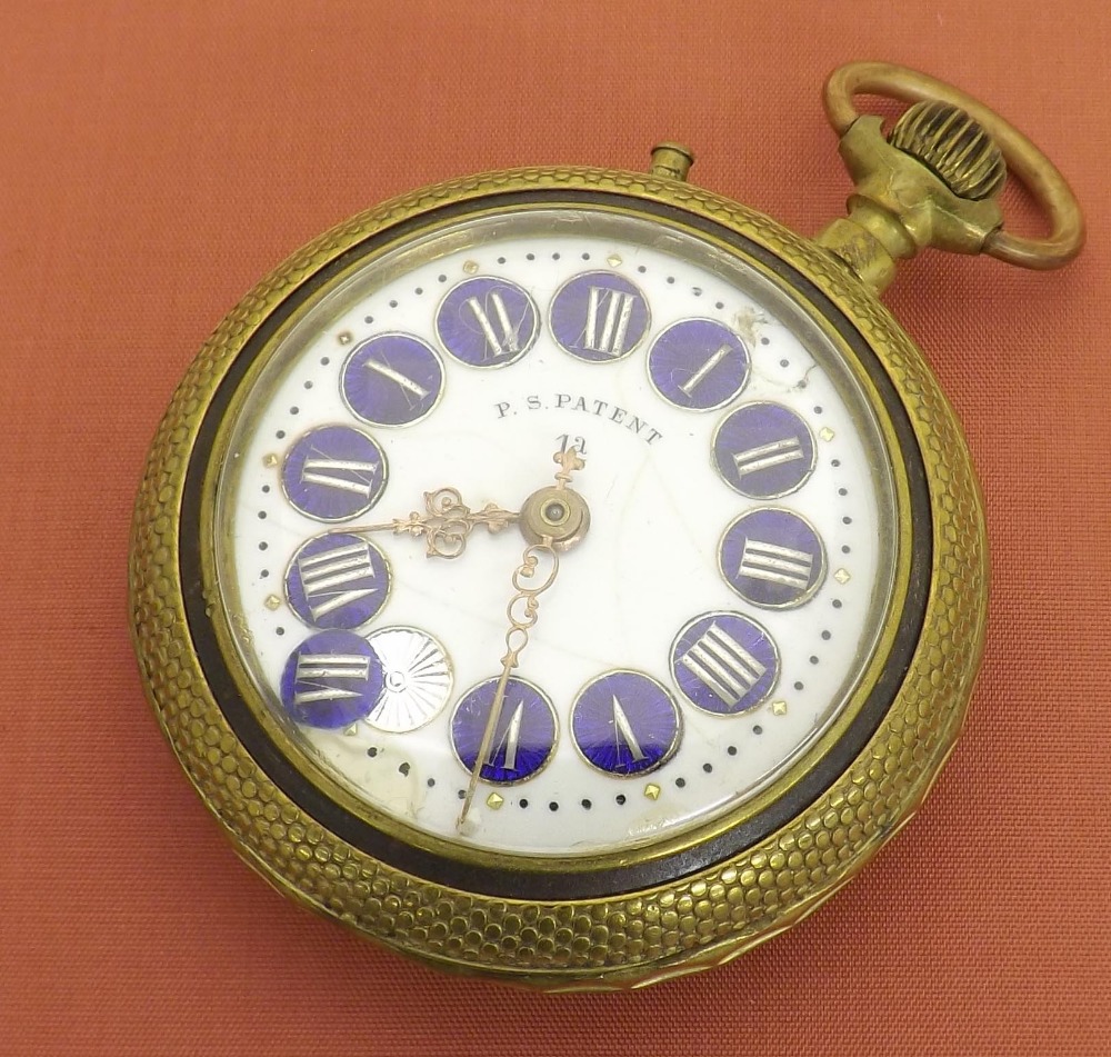 Roskopf Patent Systeme lever pocket watch, three-quarter plate lever ...