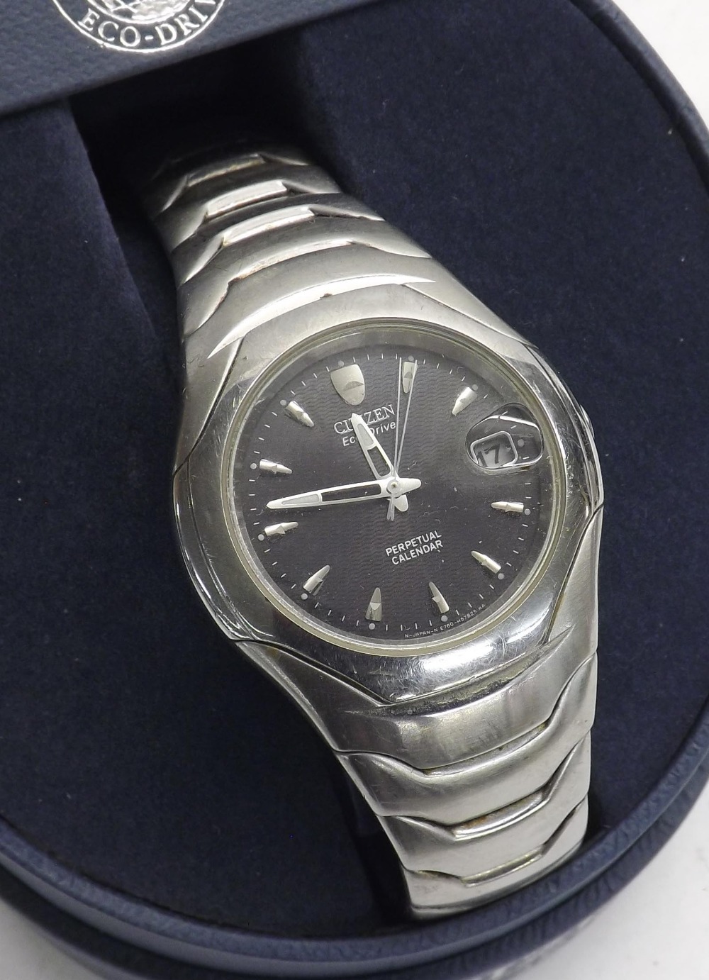 Citizen Eco-Drive Perpetual Calendar stainless steel gentleman's ...