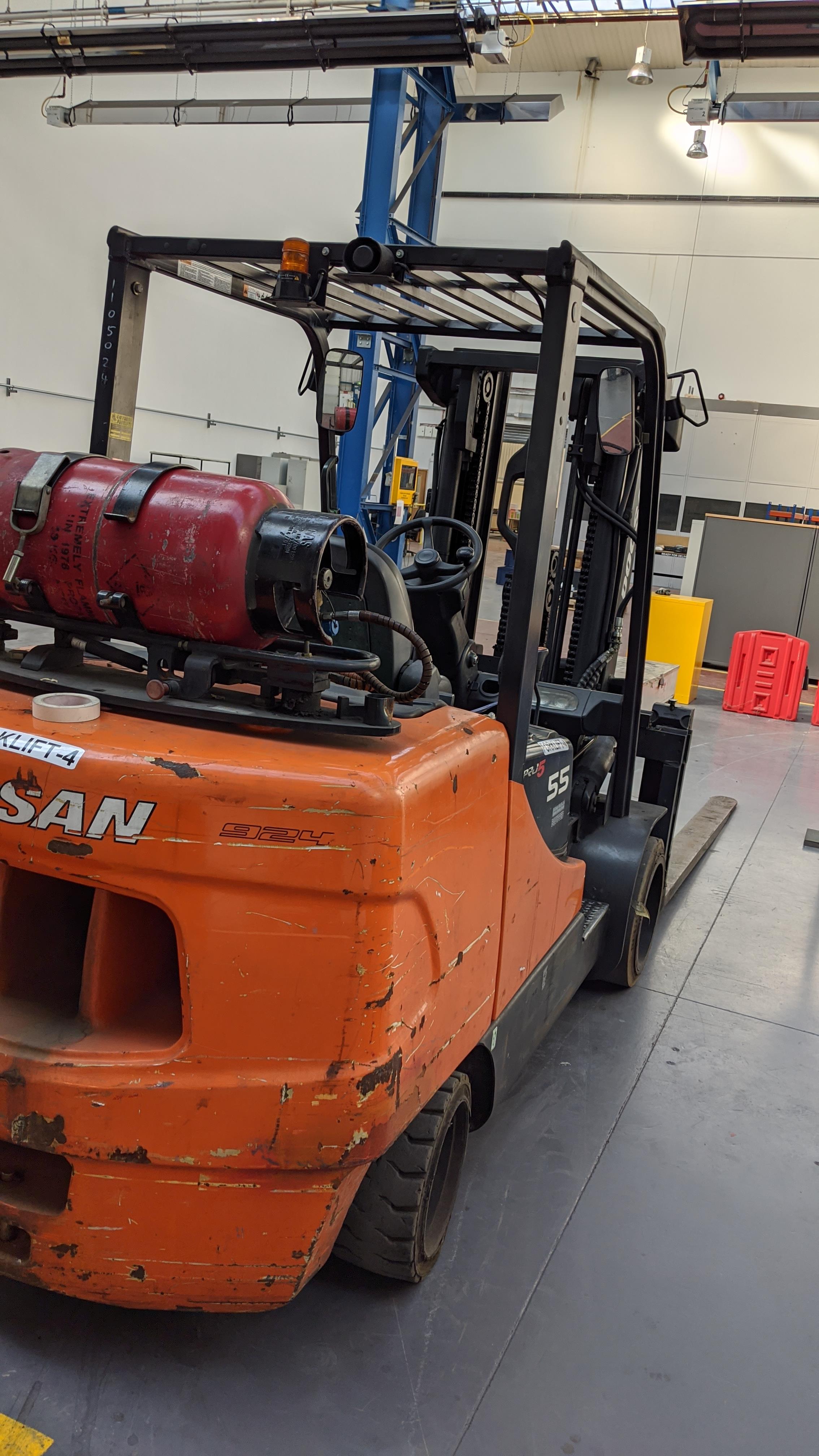 2011 Doosan GC55C-5 gas forklift truck, 5.5tonne capacity, 1,474 hours ...