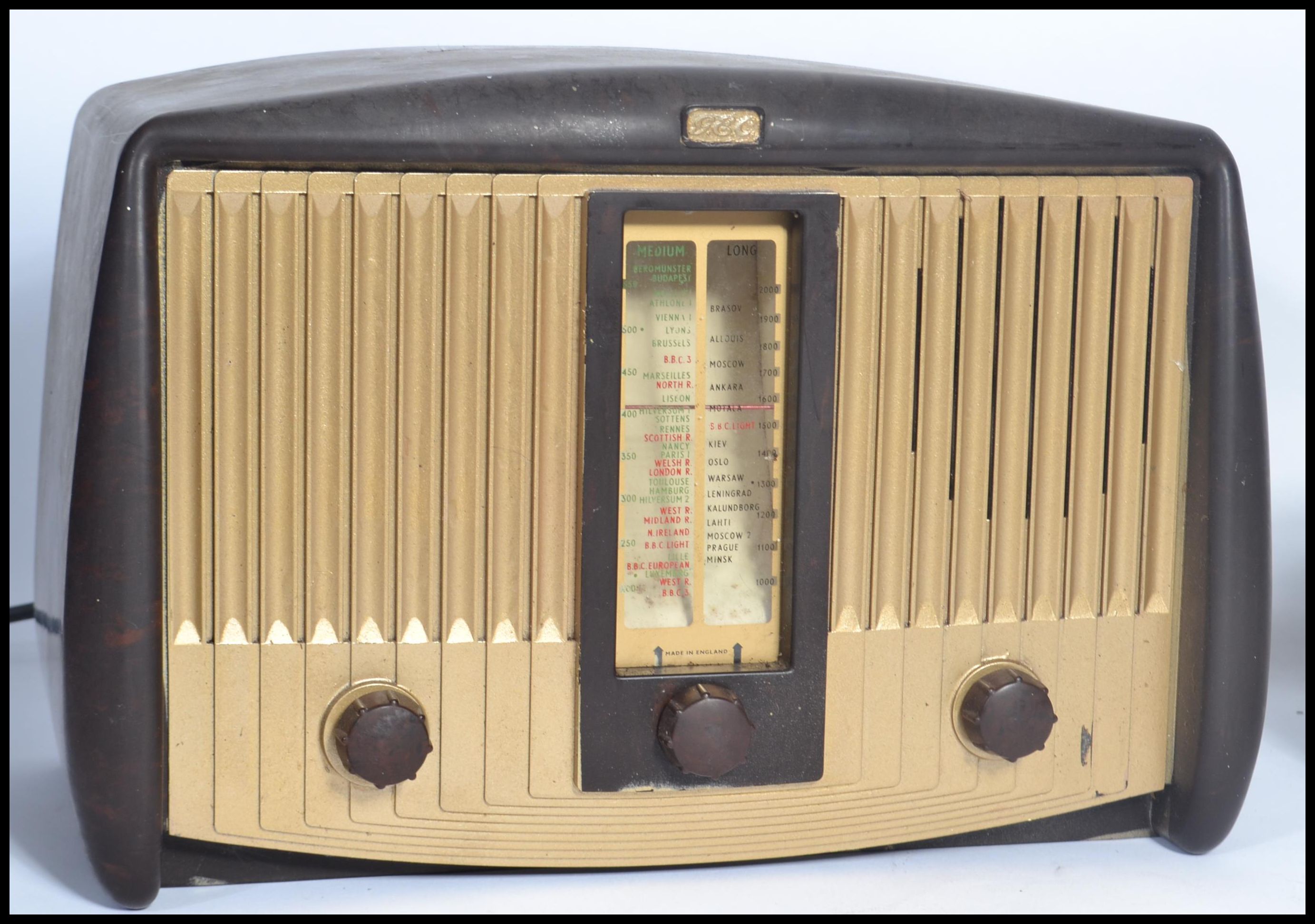 A vintage mid 20th century transistor radio by Decca together with ...