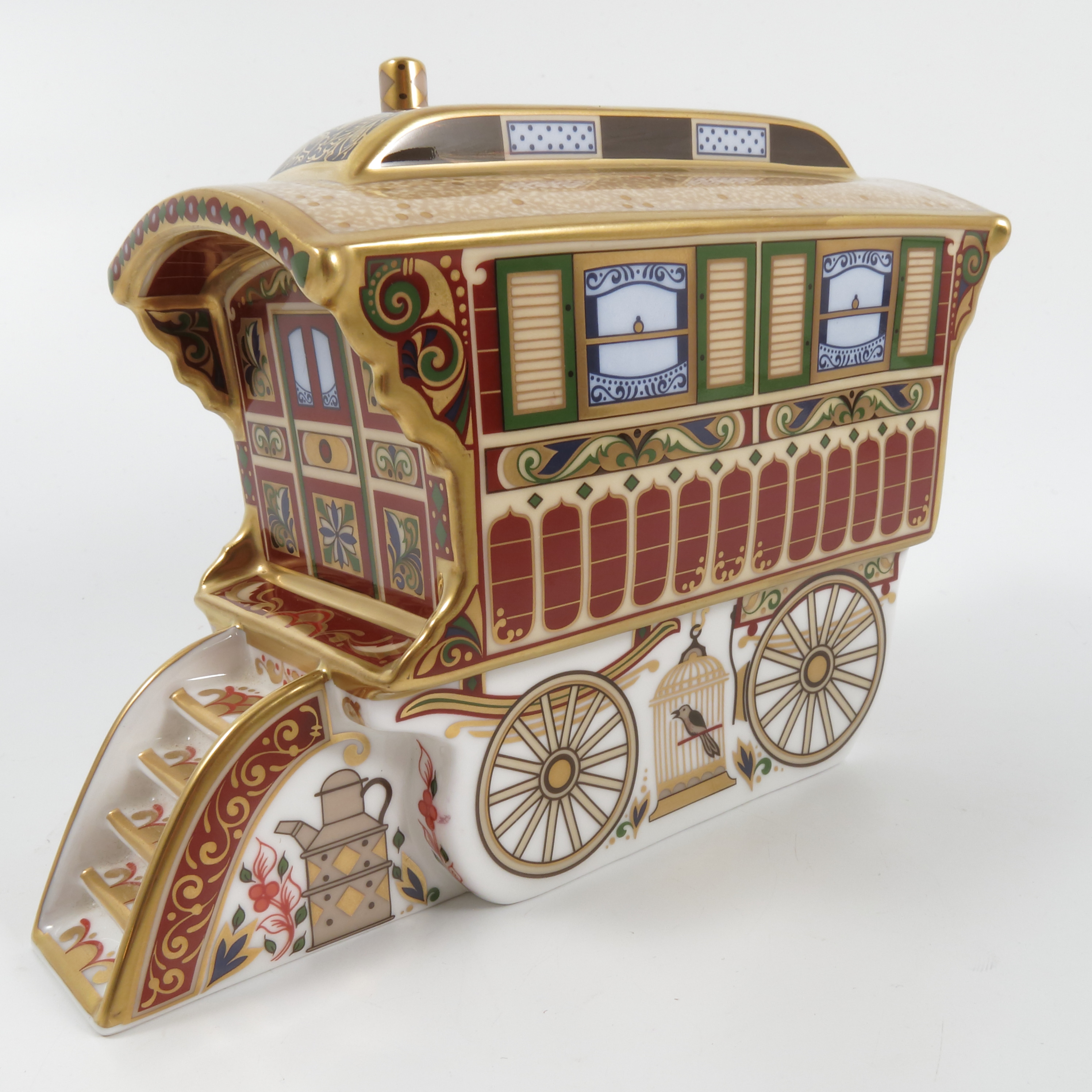Three boxed limited edition Royal Crown Derby paperweights, Burton ...