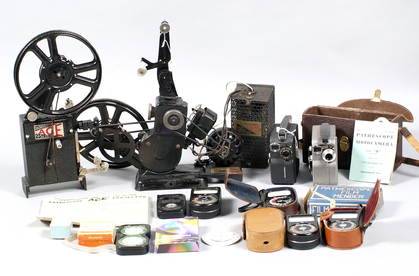 Pathescope 9.5mm Cine Cameras & Projectors. To include 2 cameras, Ace ...