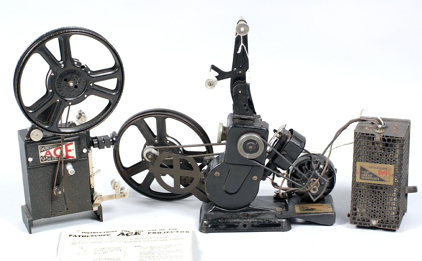 Pathescope 9.5mm Cine Cameras & Projectors. To include 2 cameras, Ace ...