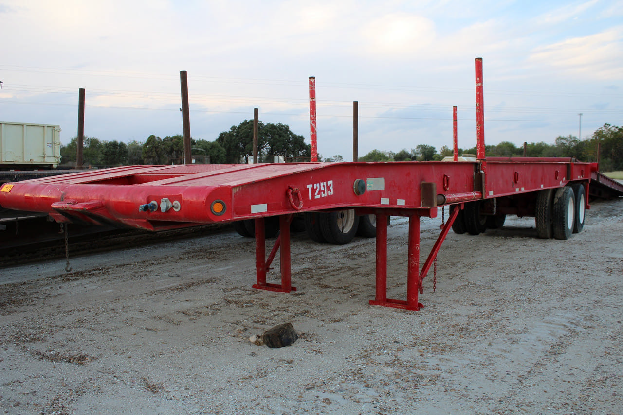 1975 AMC Oilfield Flatbed Trailer Tandem Axle [Asset ID: T293] S/N AMC6834