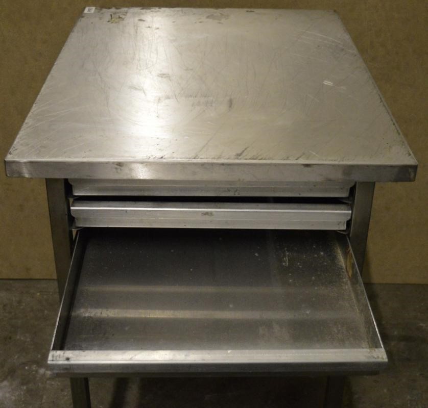 1 x Stainless Steel Bakers Preperation Table With Integrated Drawer ...