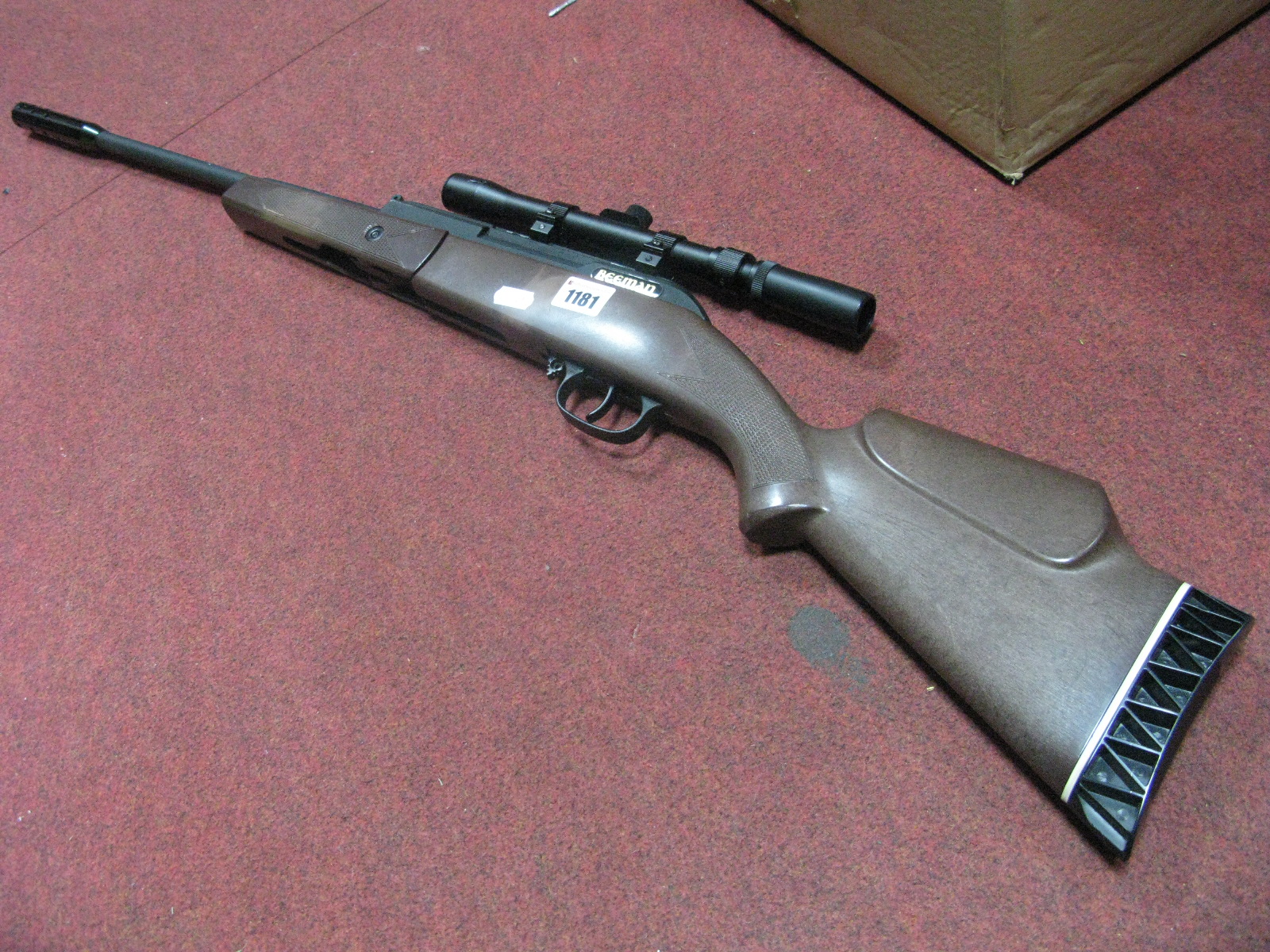 A U.S Beeman .177 Cal (4.5mm) Air Rifle, 500 series.