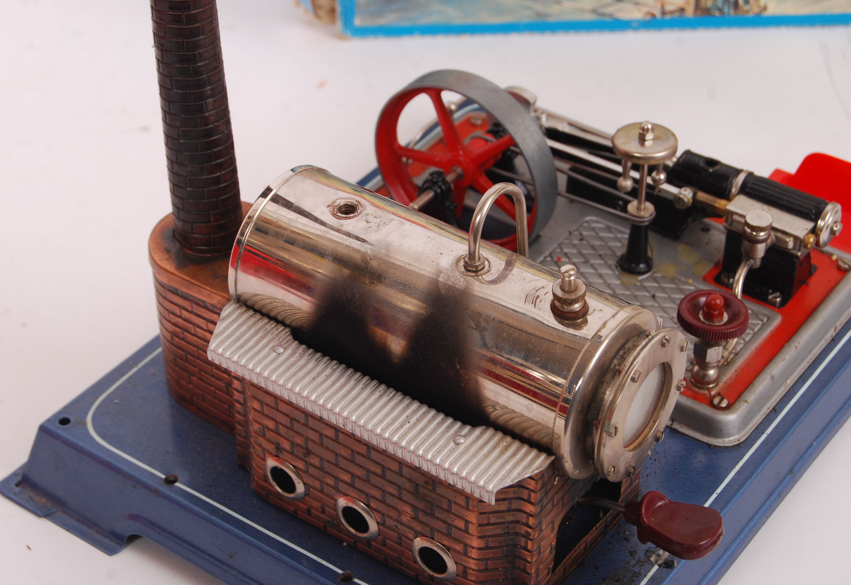 An original vintage Wilesco D16 Live Steam Engine Plant. Appearing little used, within the origin