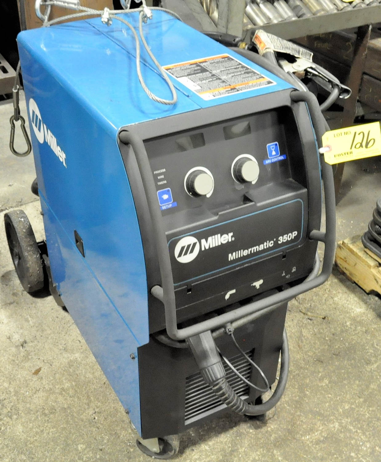 Miller Millermatic Mdl. 350P 300-Amp Capacity Portable Wire Feed Mig ...