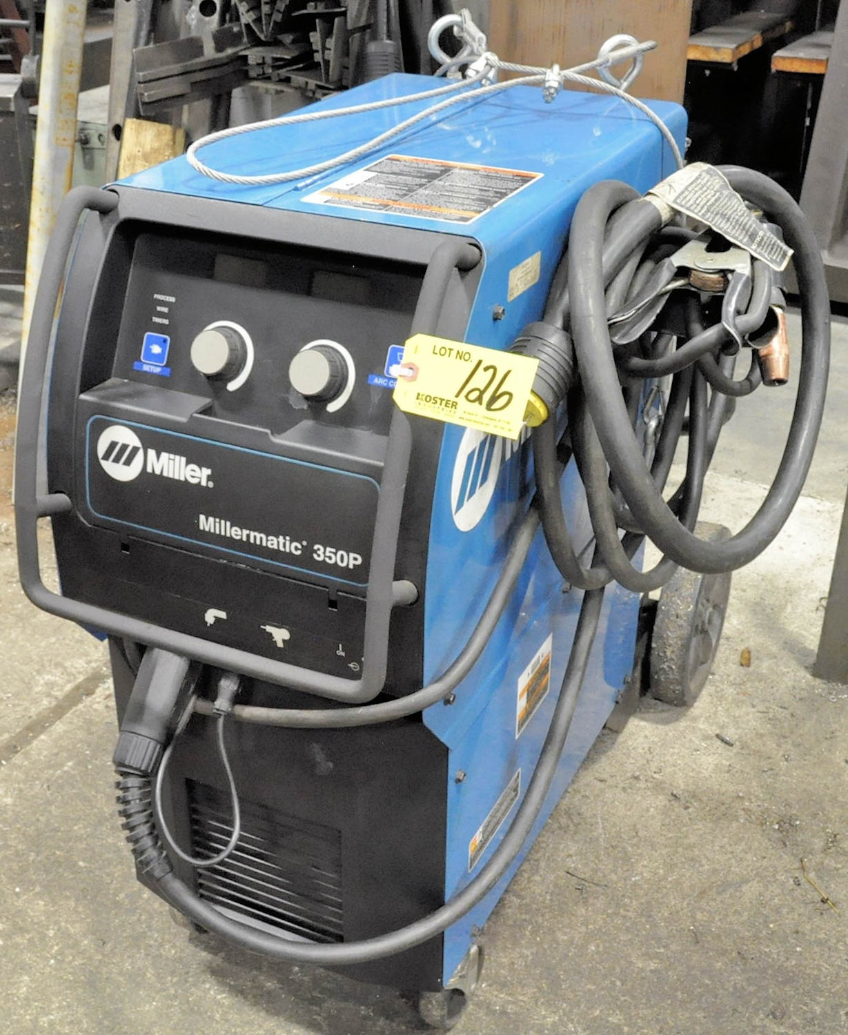 Miller Millermatic Mdl. 350P 300-Amp Capacity Portable Wire Feed Mig ...