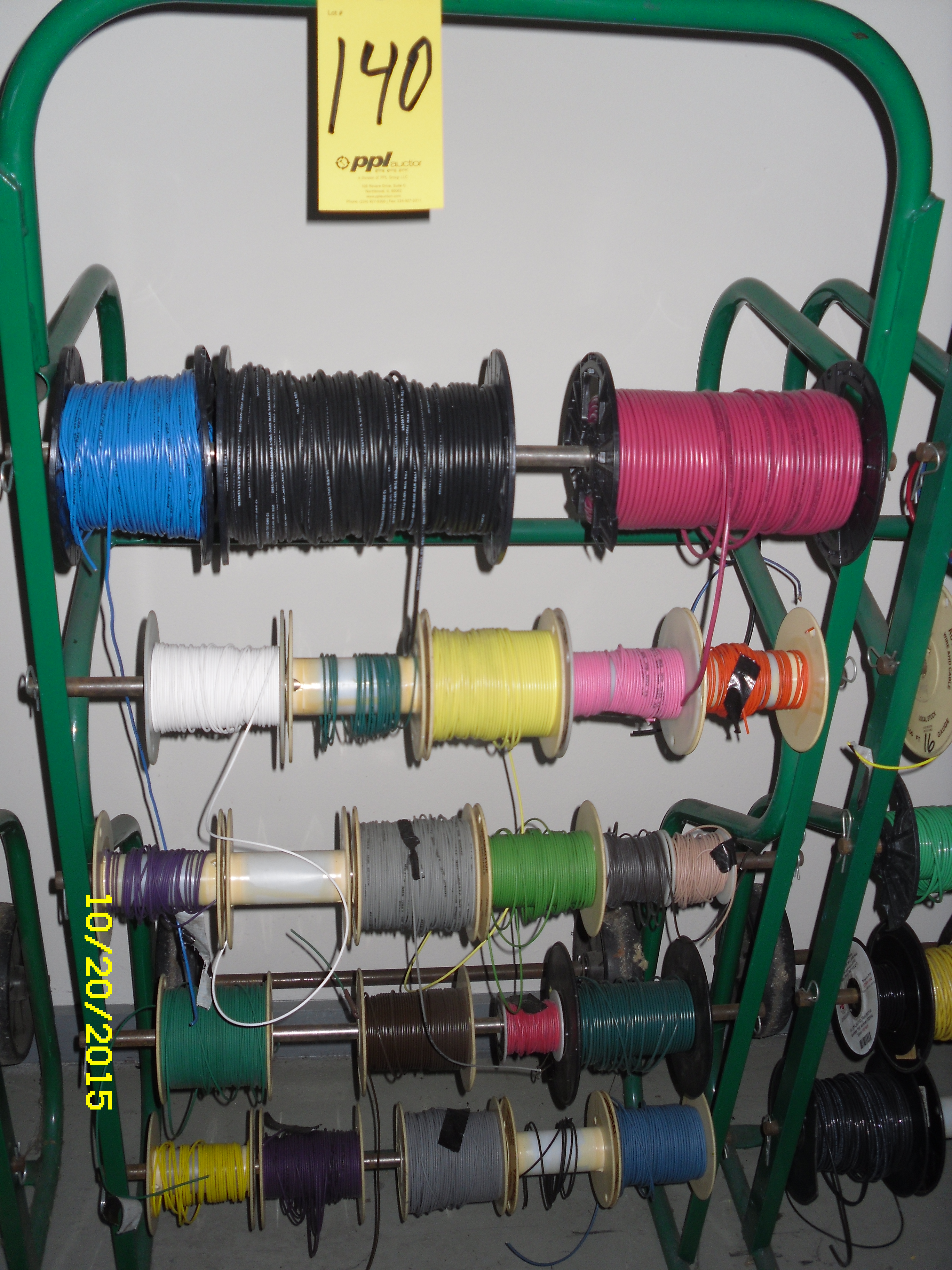 LOT: Greenlee 911 Wire Cart with Wire