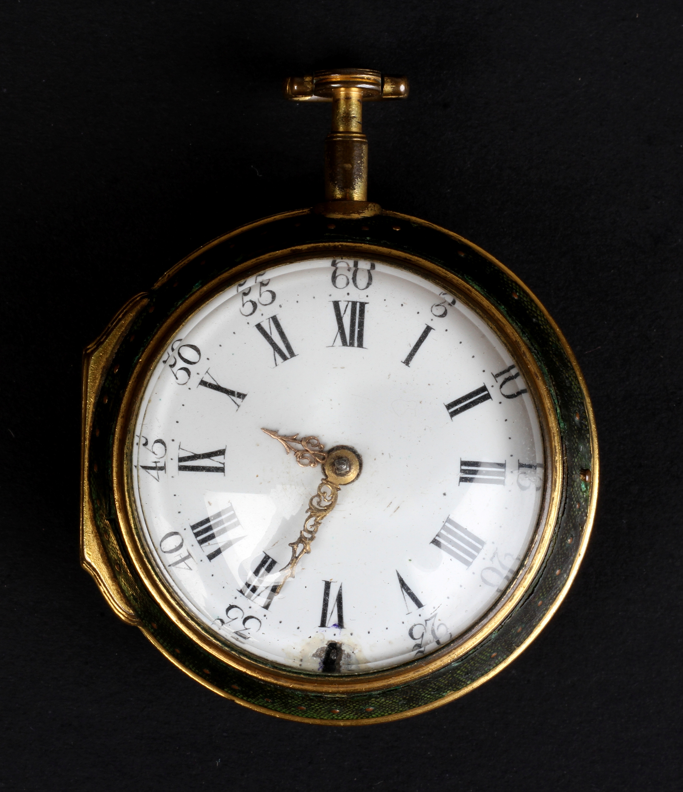 AN EARLY 18TH CENTURY POCKET WATCH BY THOMAS WINDMILLS OF LONDON in a ...