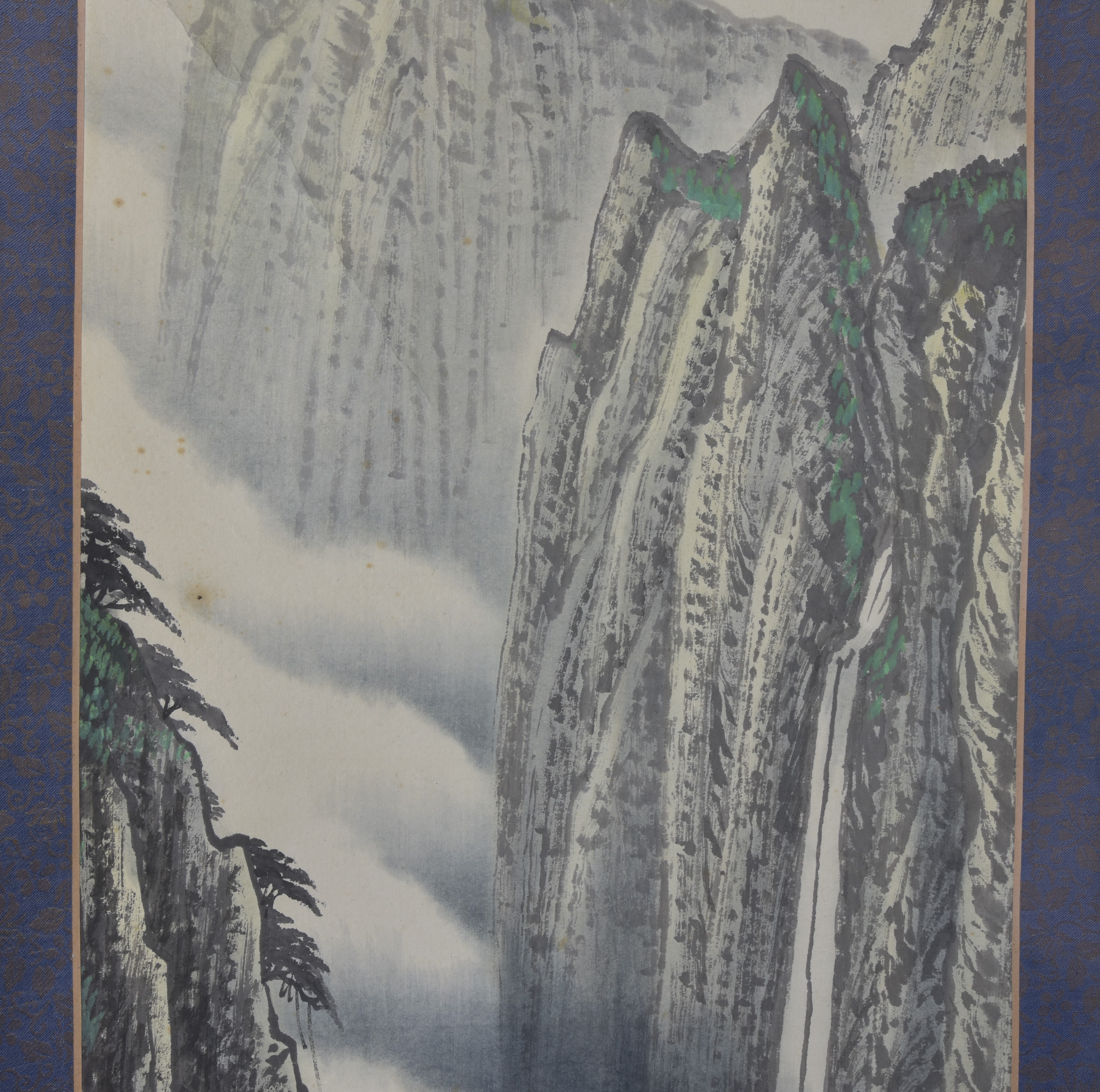 A set of 4 Chinese Shan Shui paintings description of 4 seasons of ...