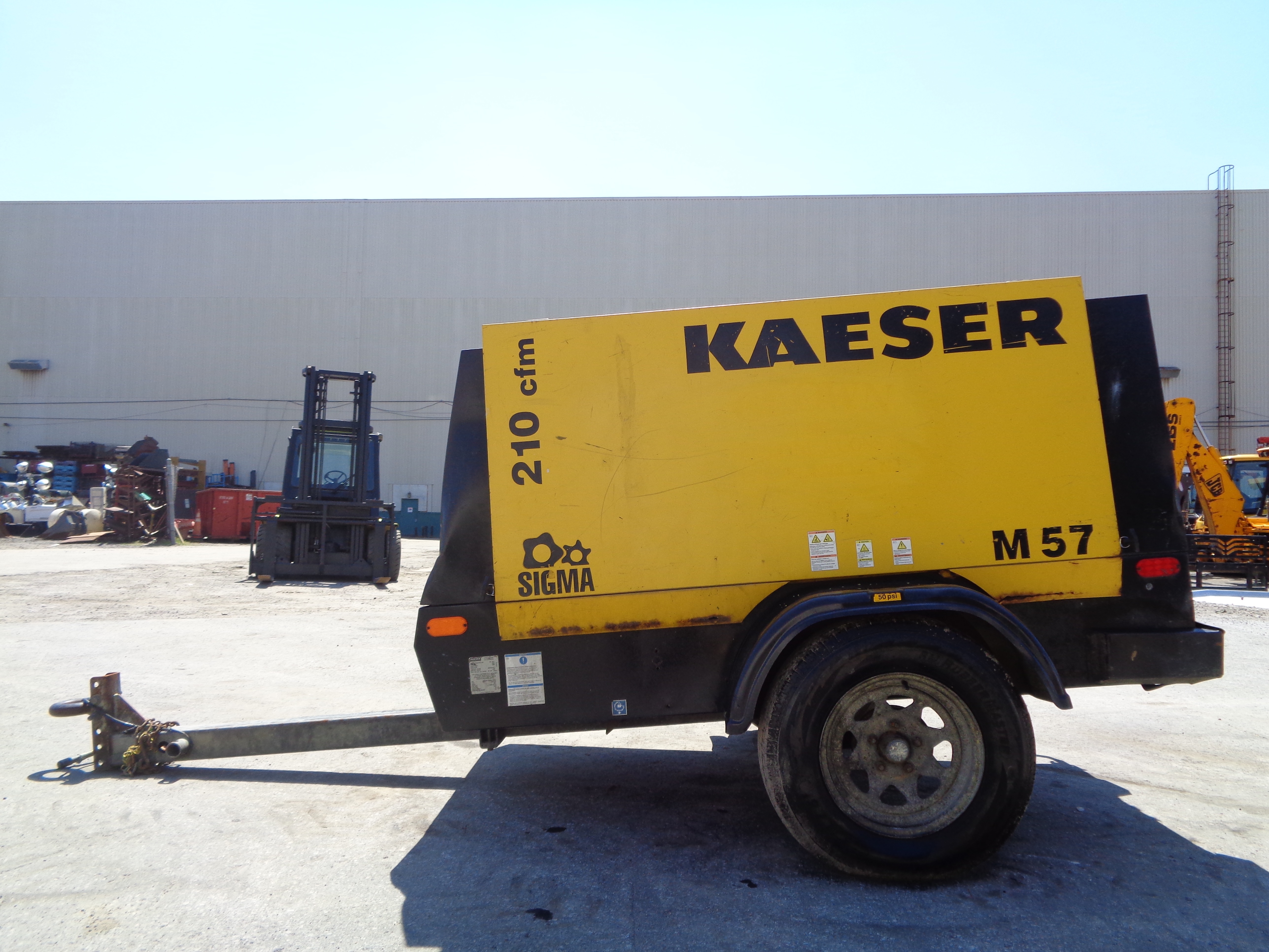 Make: Kaeser Model: M57 Year: 2011 VIN: WKA01301B4176091 Hours: 2130 Fuel: