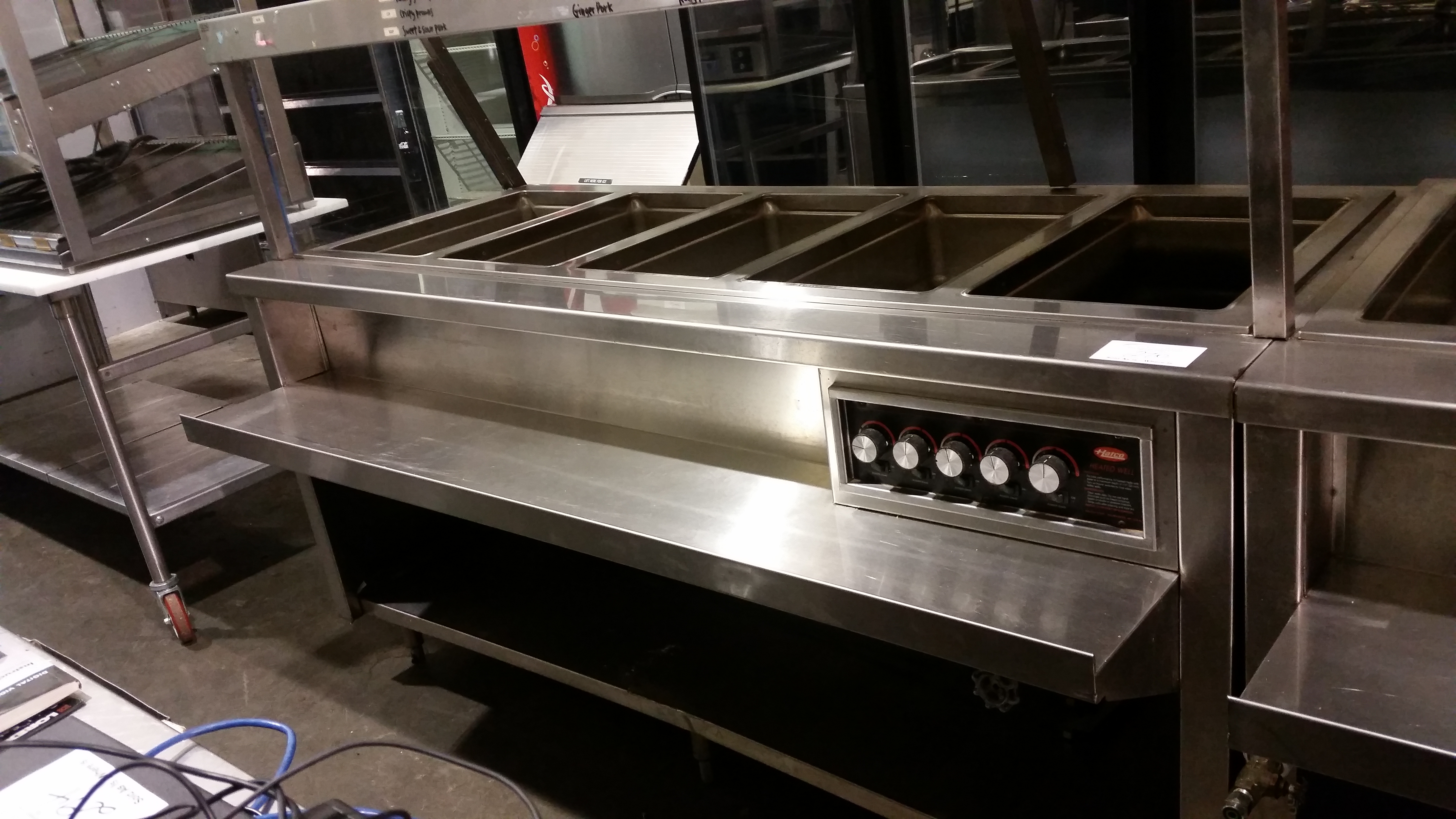 Hatco Custom Built 5 Well Steam Table - 74" - Over shelf Sold Separately