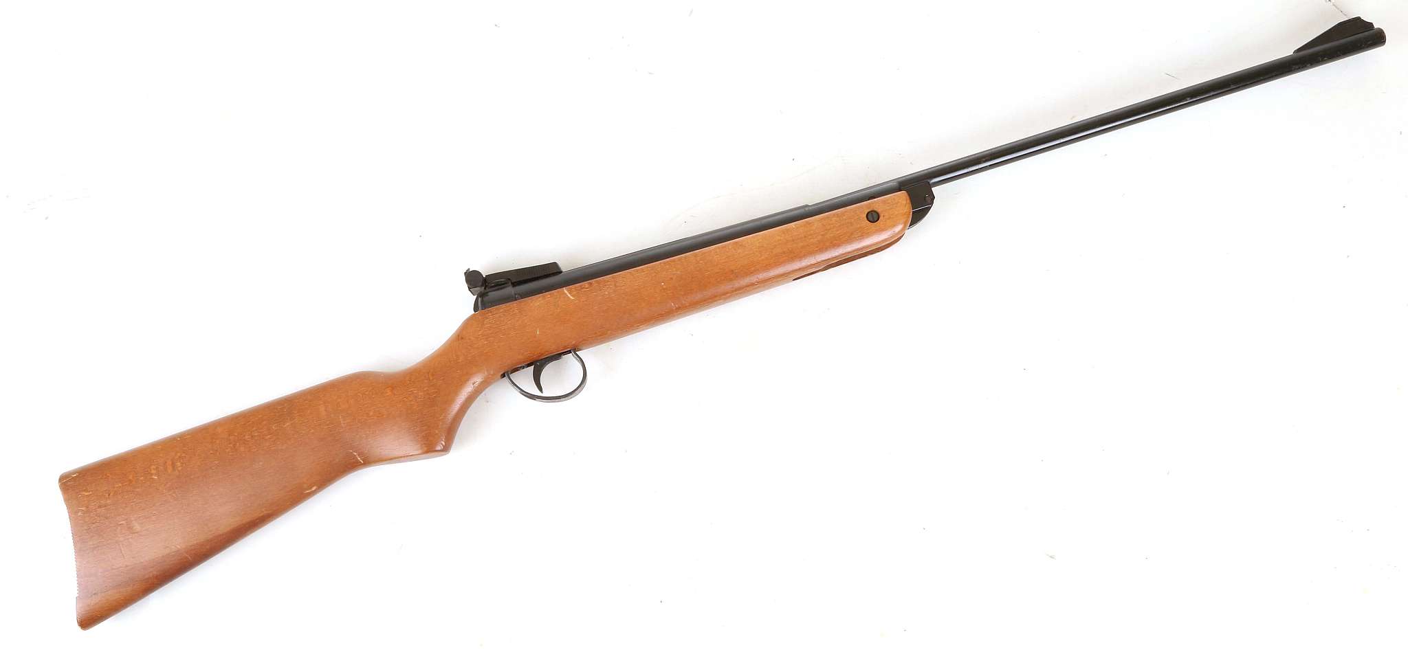 Two BSA Meteor air rifles .177 Mk. 5, c.1980's and a Crosman Medalist ...