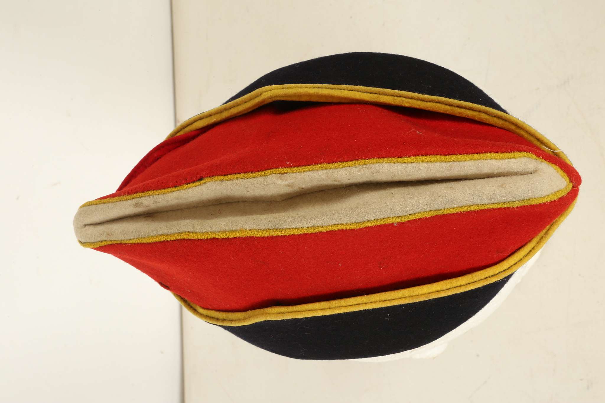 British Army Officer's side caps, Artillery and Queen's Regiment.
