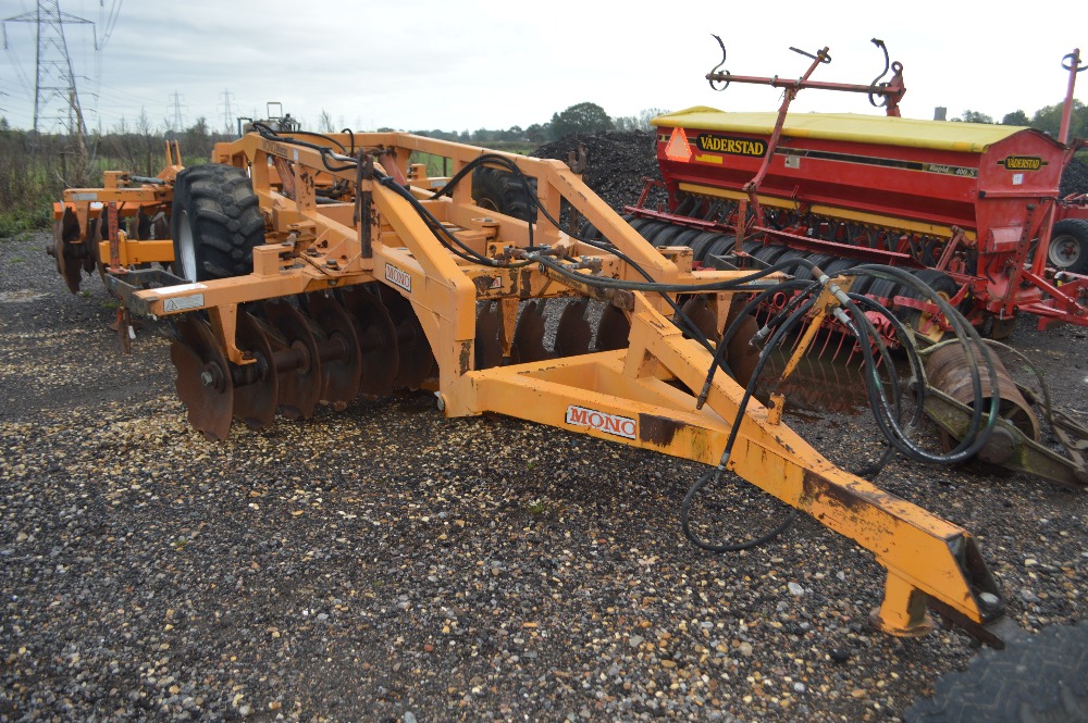 Simba 200 Series 3.75m Mono trailed cultivator. Model M/200/3.75/3 ...