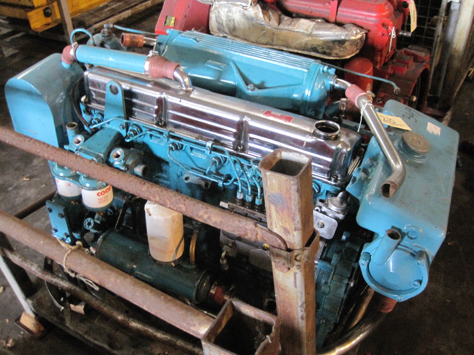 'Diesel Engine Marine; Ford Sabre 6 cylinder turbo, used (stillage not ...