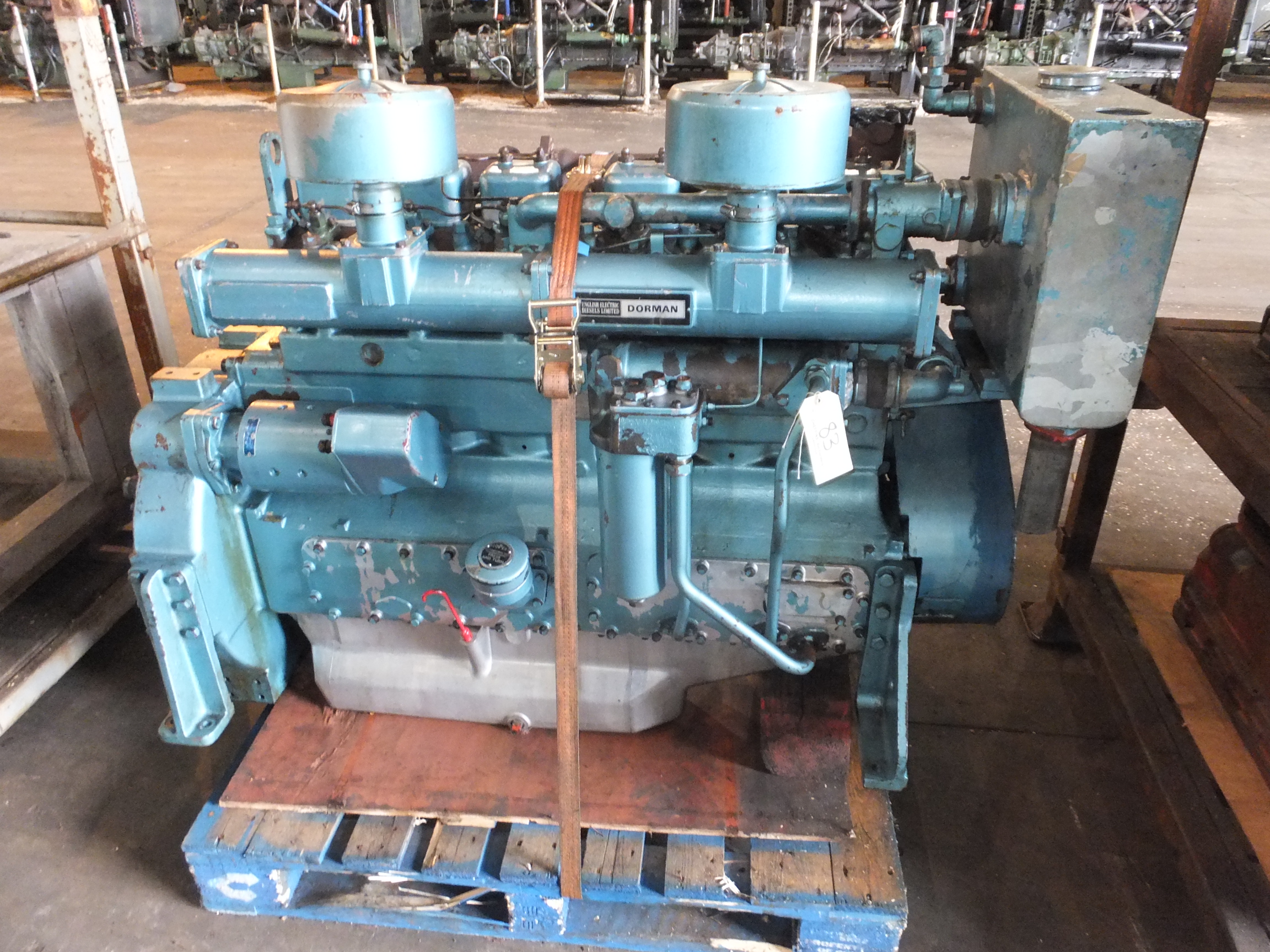 'Diesel Engine Dorman 6LE 6cyl non turbo, used Estimate £750 - £1,000'