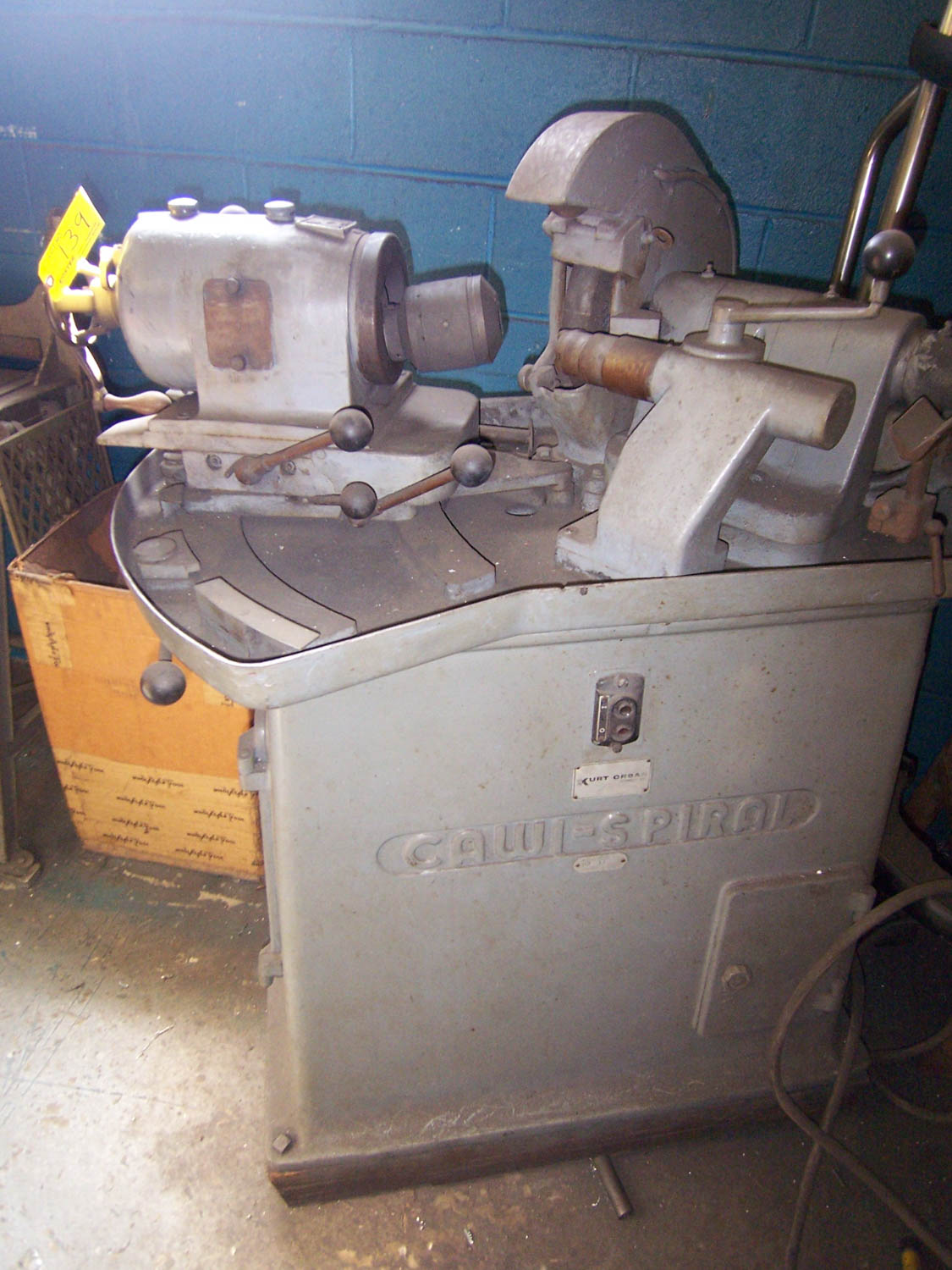 CAWI-SPIRAL DRILL POINT GRINDER WITH SWIVEL MOTORIZED WORK HEAD ...