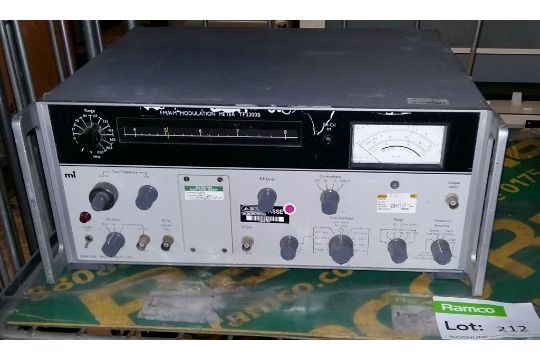 Marconi FM/AM Modulation meter TF2300B, S&A 250A Transmission System