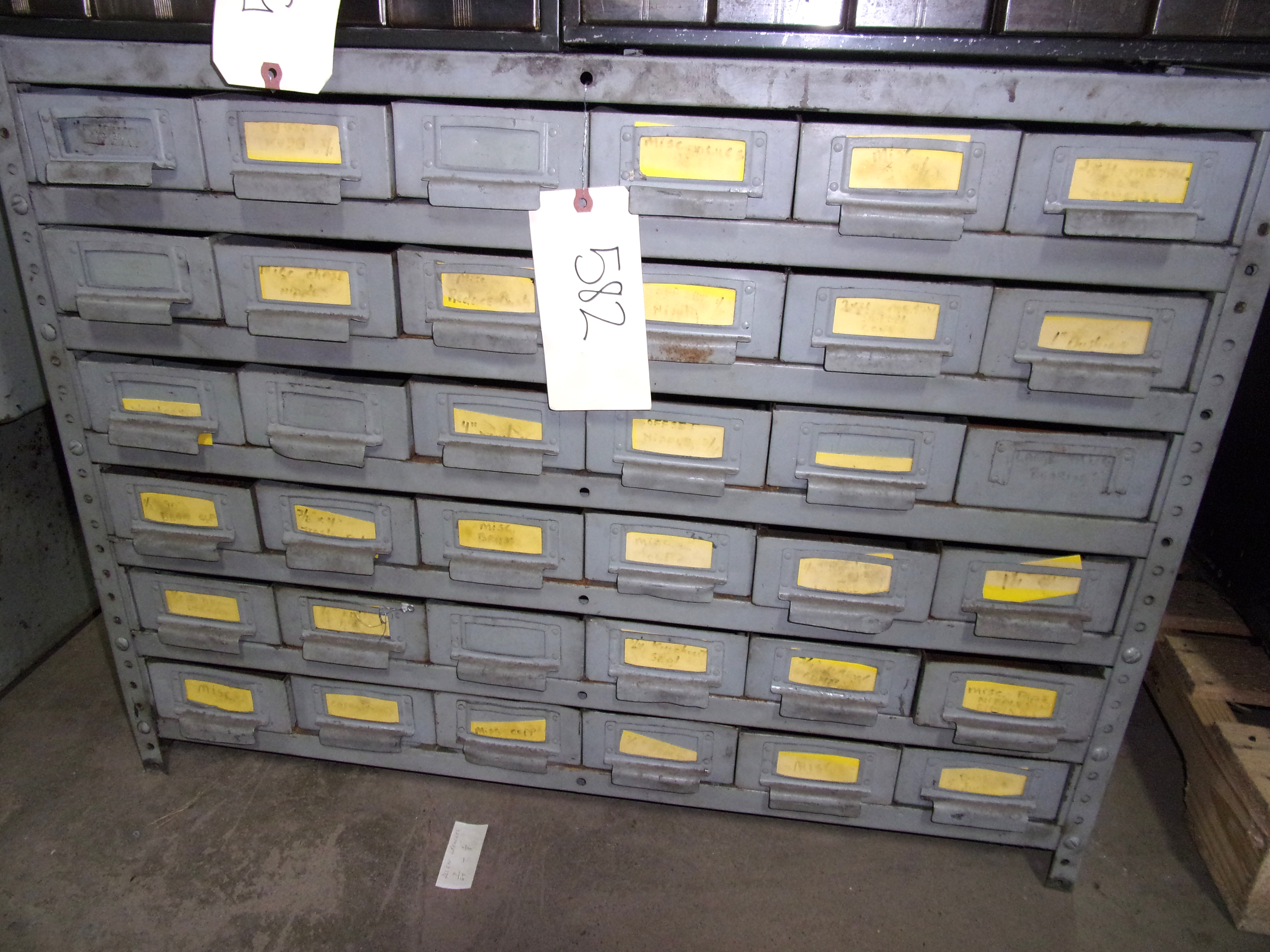 36 DRAWER STEEL PARTS CABINET