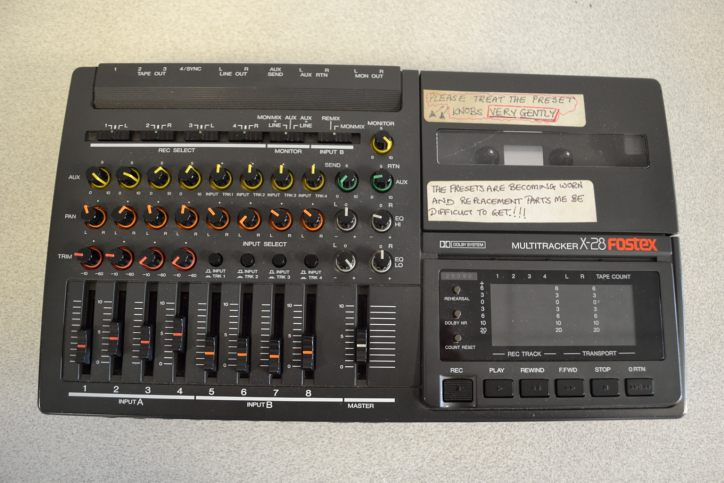 Fostex X-28 Multitracker 4 track analogue cassette recorder/mixer