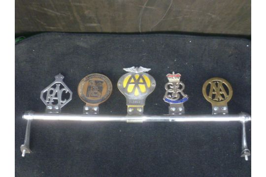 Classic Car Badge Bar with Motoring BadgesMake: Contact AuctioneerModel ...