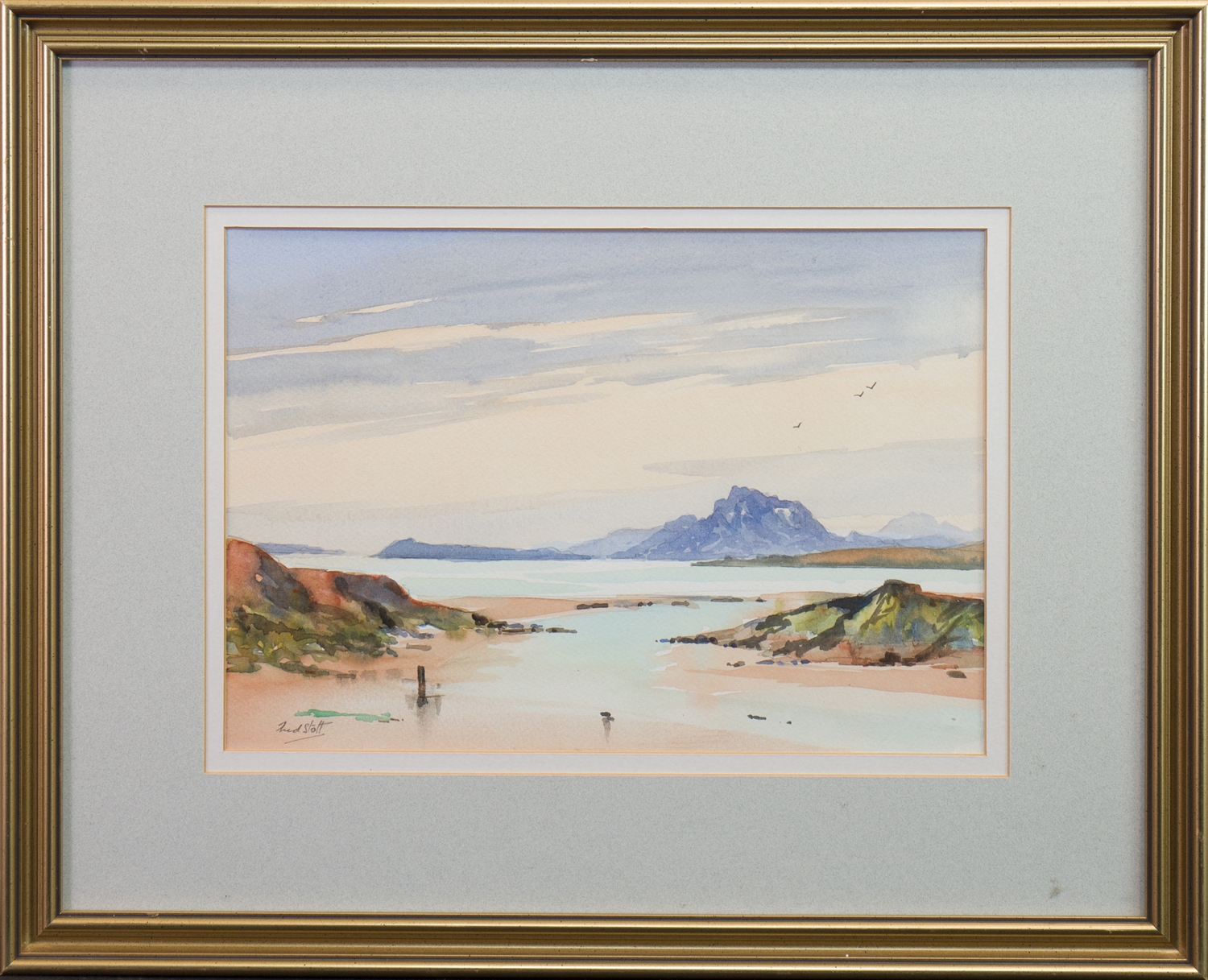 * FRED STOTT (SCOTTISH 1910 - 2006), SCOTTISH WEST COAST SCENE ...