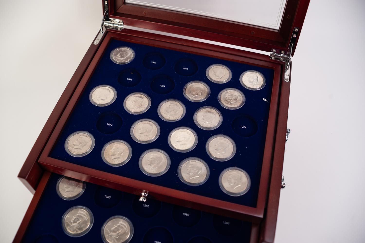 DANBURY MINT PART SET OF 'THE JOHN F KENNEDY UNCIRCULATED U.S. HALF ...