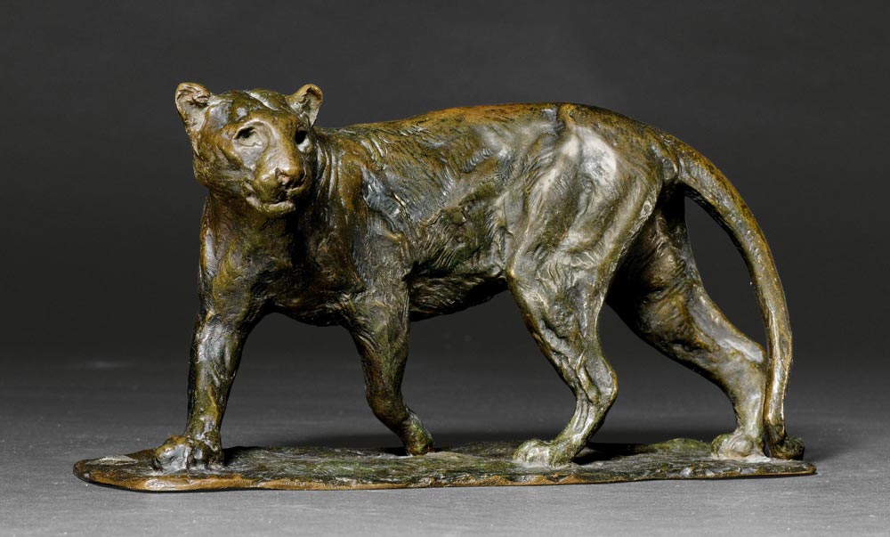 ROGER GODCHAUX(1878-1958)SCULPTURE, Paris ca. 1920.Bronze, brown ...