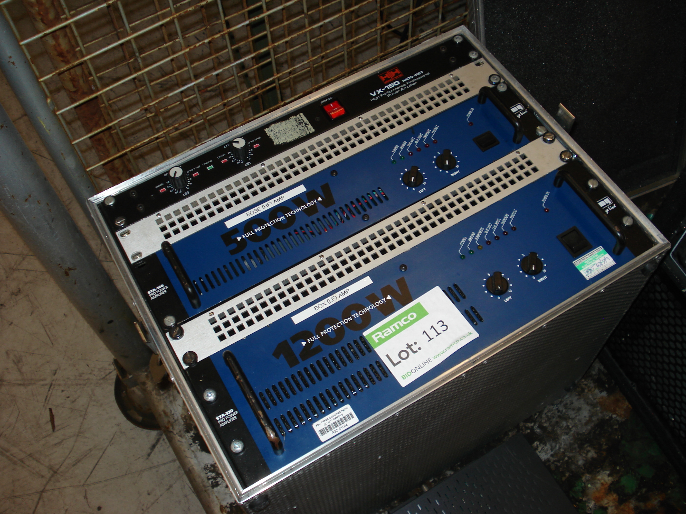 HH VX-150 MOS-FET POWER AMPLIFIER, STA-160 500W POWER AMPLIFIER, STA ...