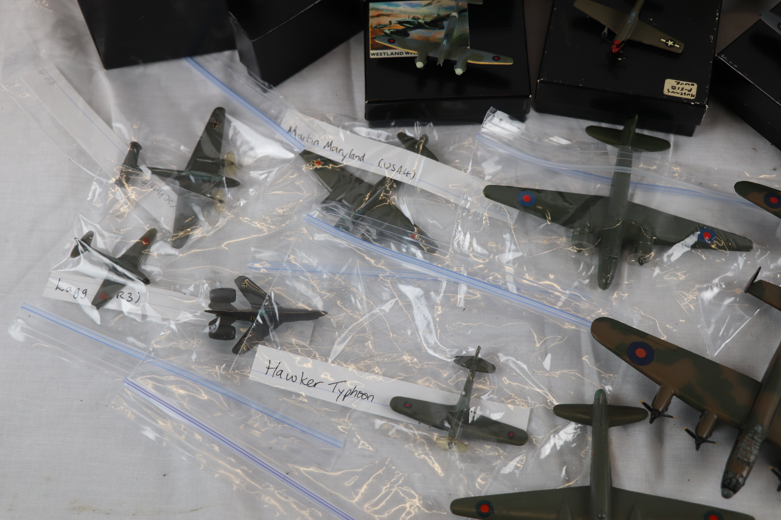 Collection Of Wiking aircraft recognition models.