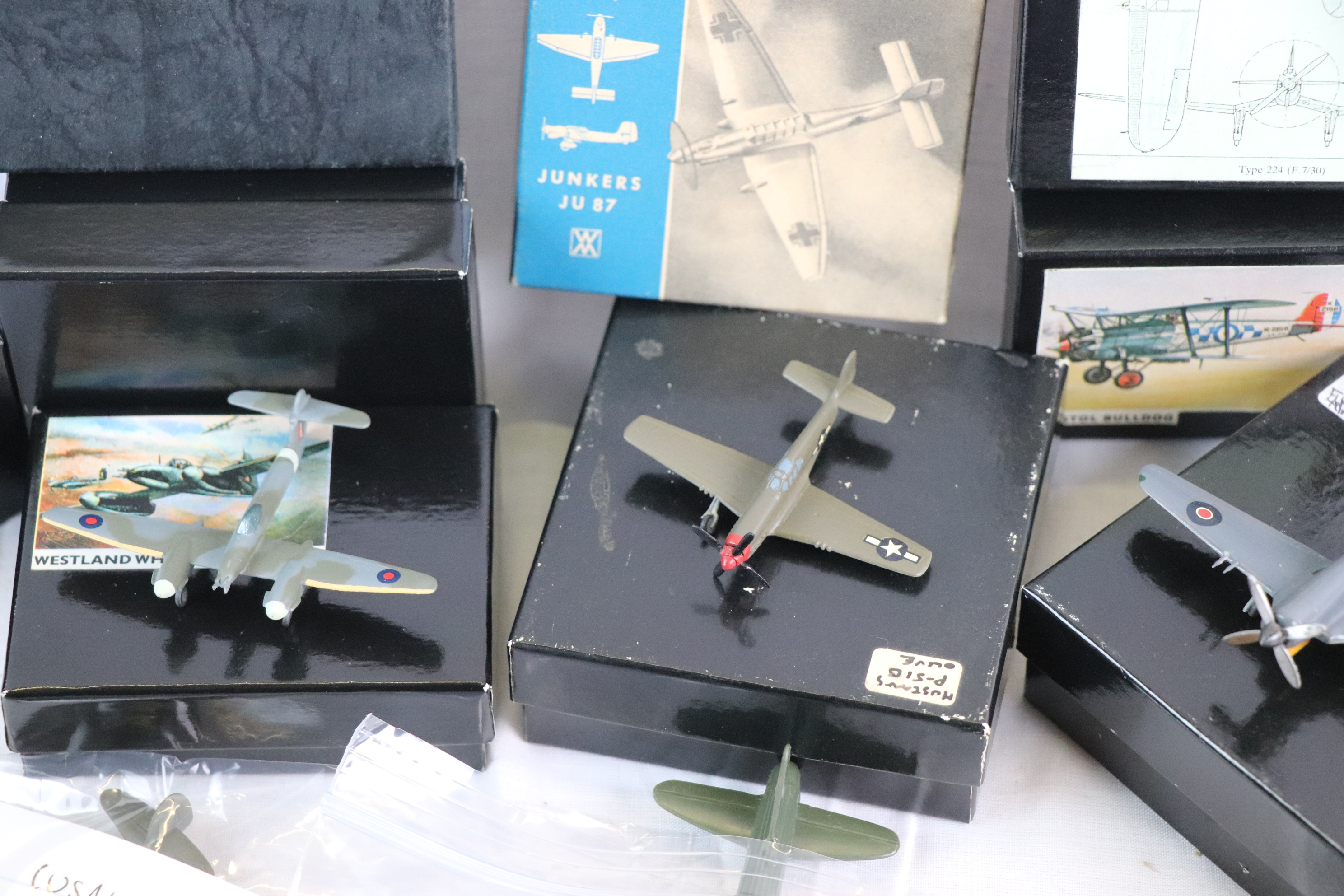Collection Of Wiking aircraft recognition models.