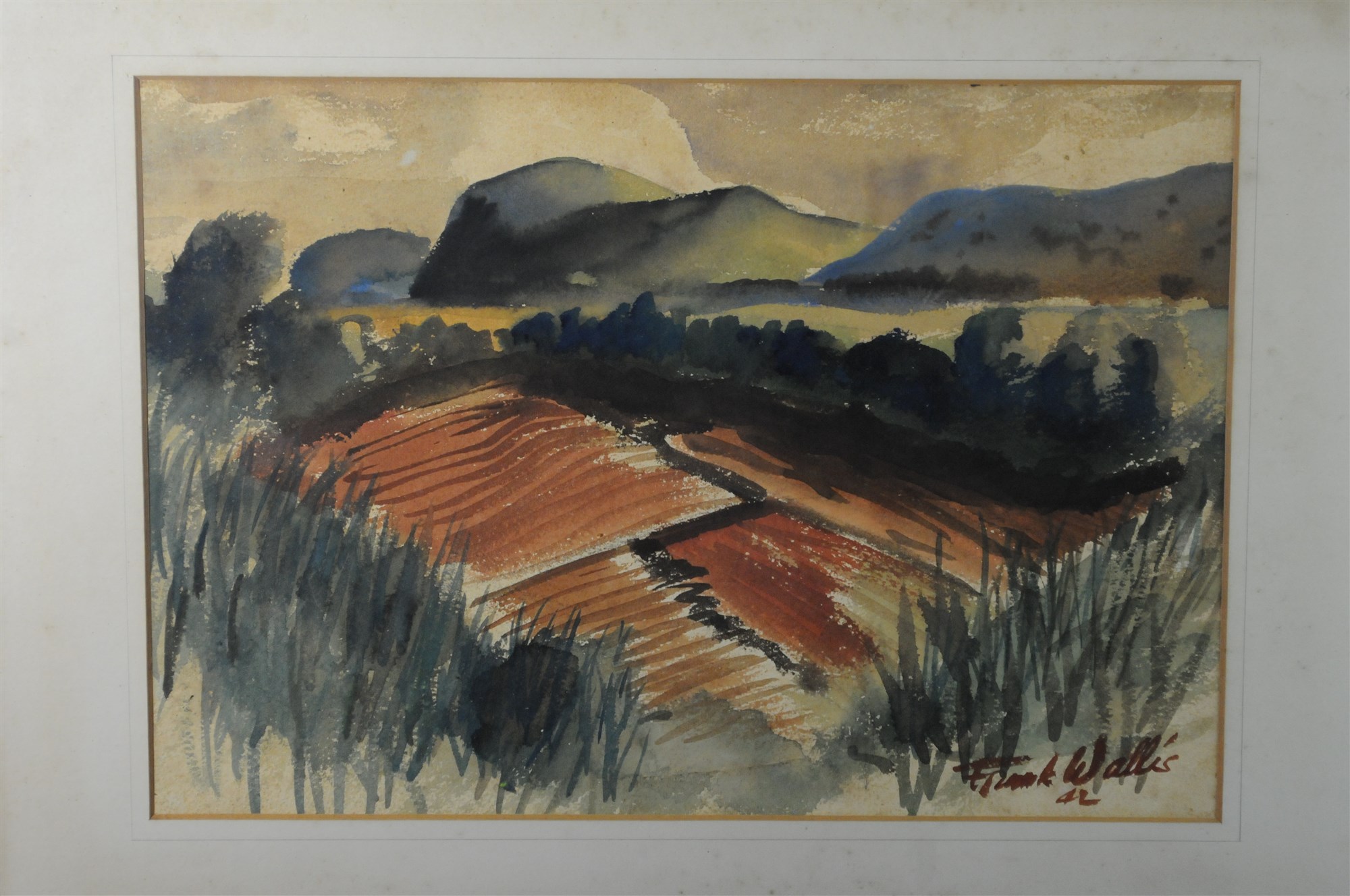 Frank Wallis (British 20th century), Rural landscape, signed lower ...
