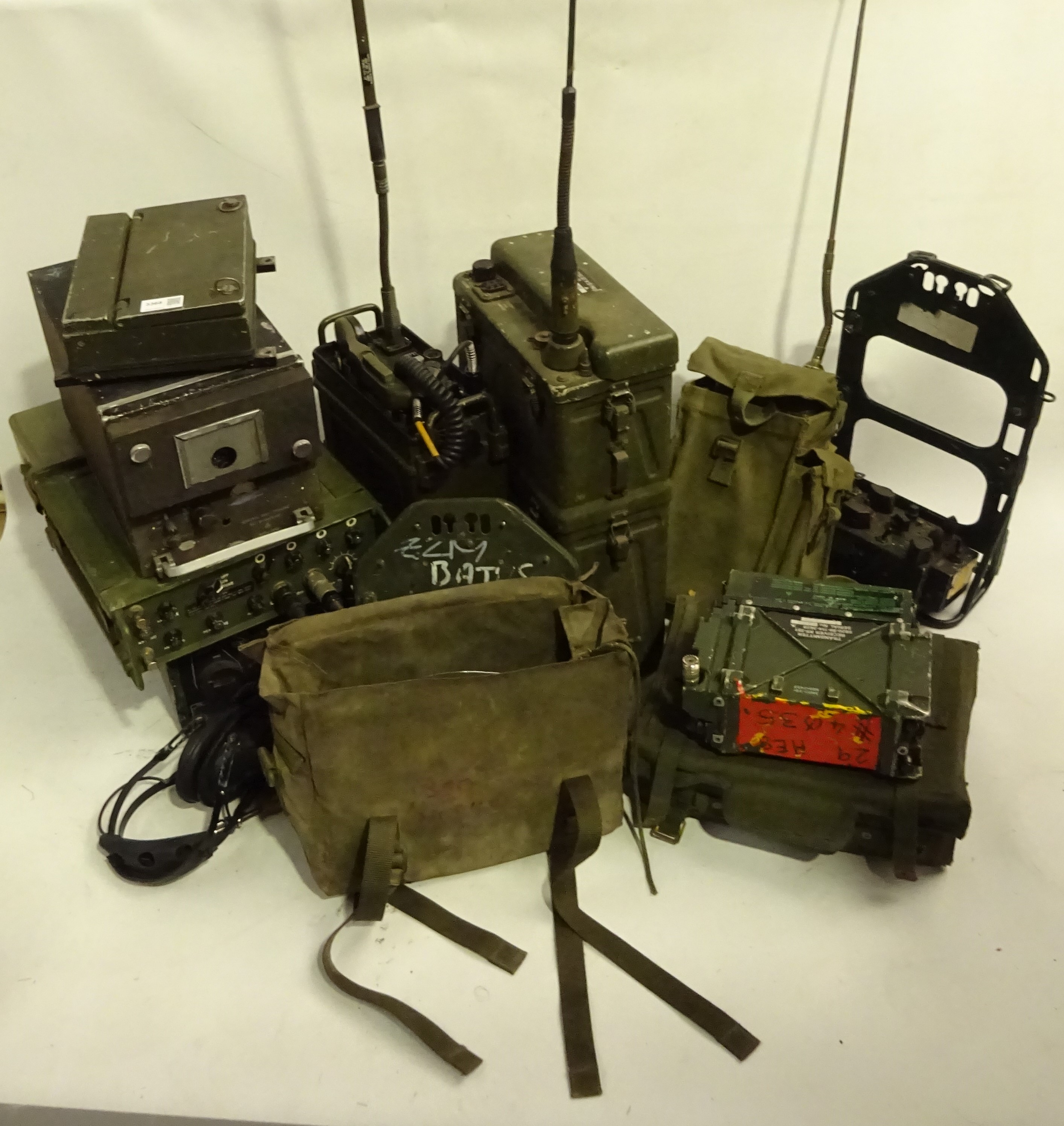 Ex-military communication equipment including various backpack receiver ...