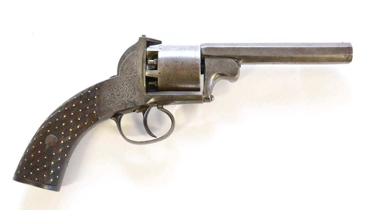 A Webley Bentley Type 54 Bore Five Shot Percussion Self Cocking ...