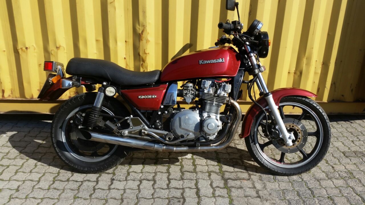 1982 Kawasaki Z1100 in Met Red Very Rare Shaft Drive Kawasaki 1100 ...